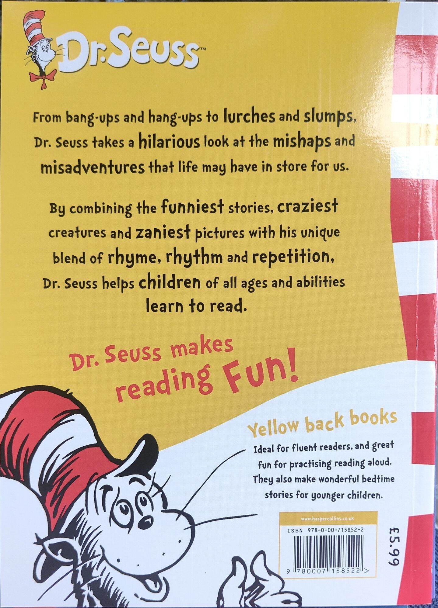 New Dr. Seuss Oh the Places Youll Go Yellow Back Book Paperback ...
