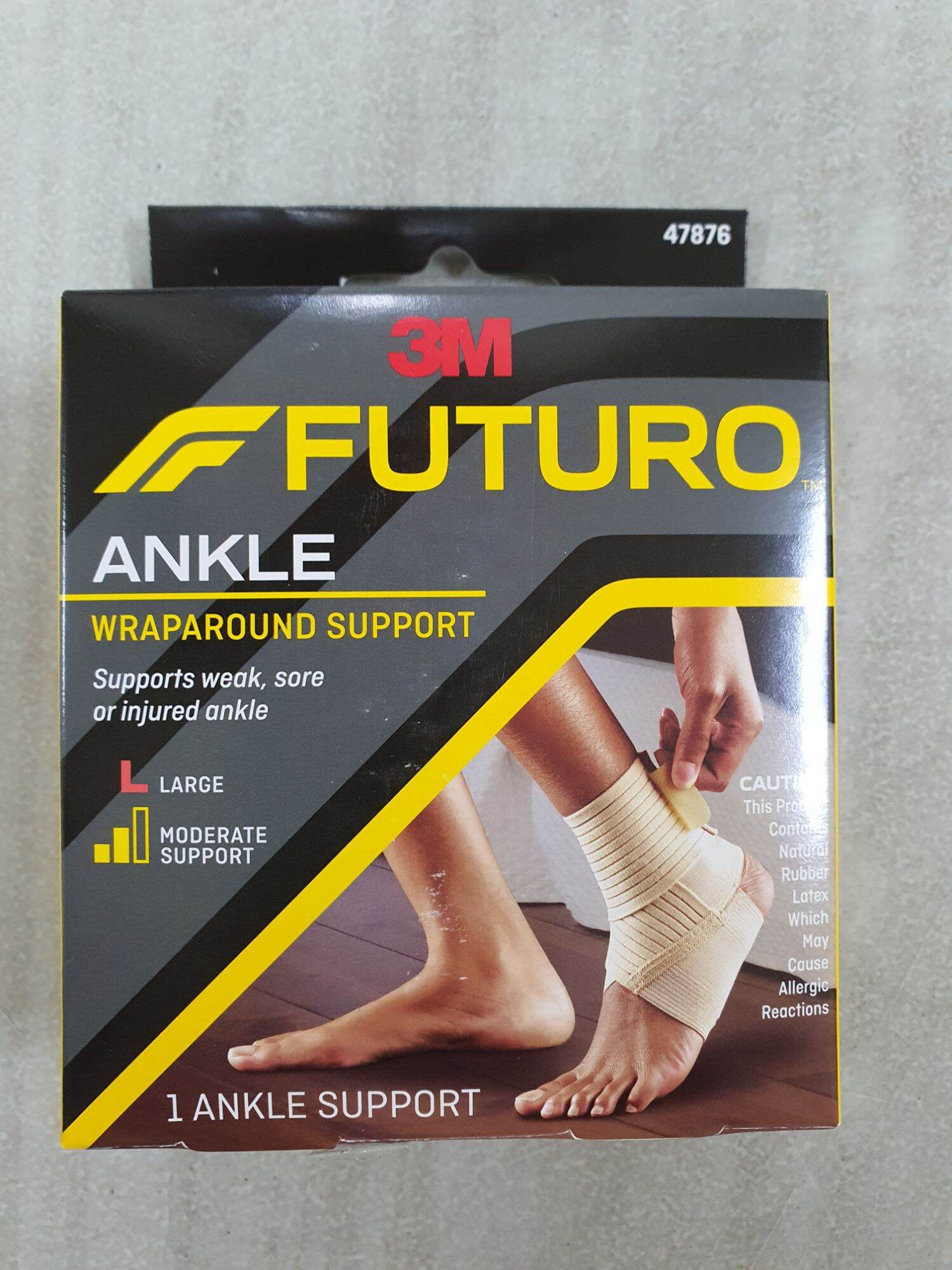 ไซส์ L Futuro ankle wraparound support อุปกรณ์พยุงเท้า ฟูทูโร่ ผ้ารัด ...