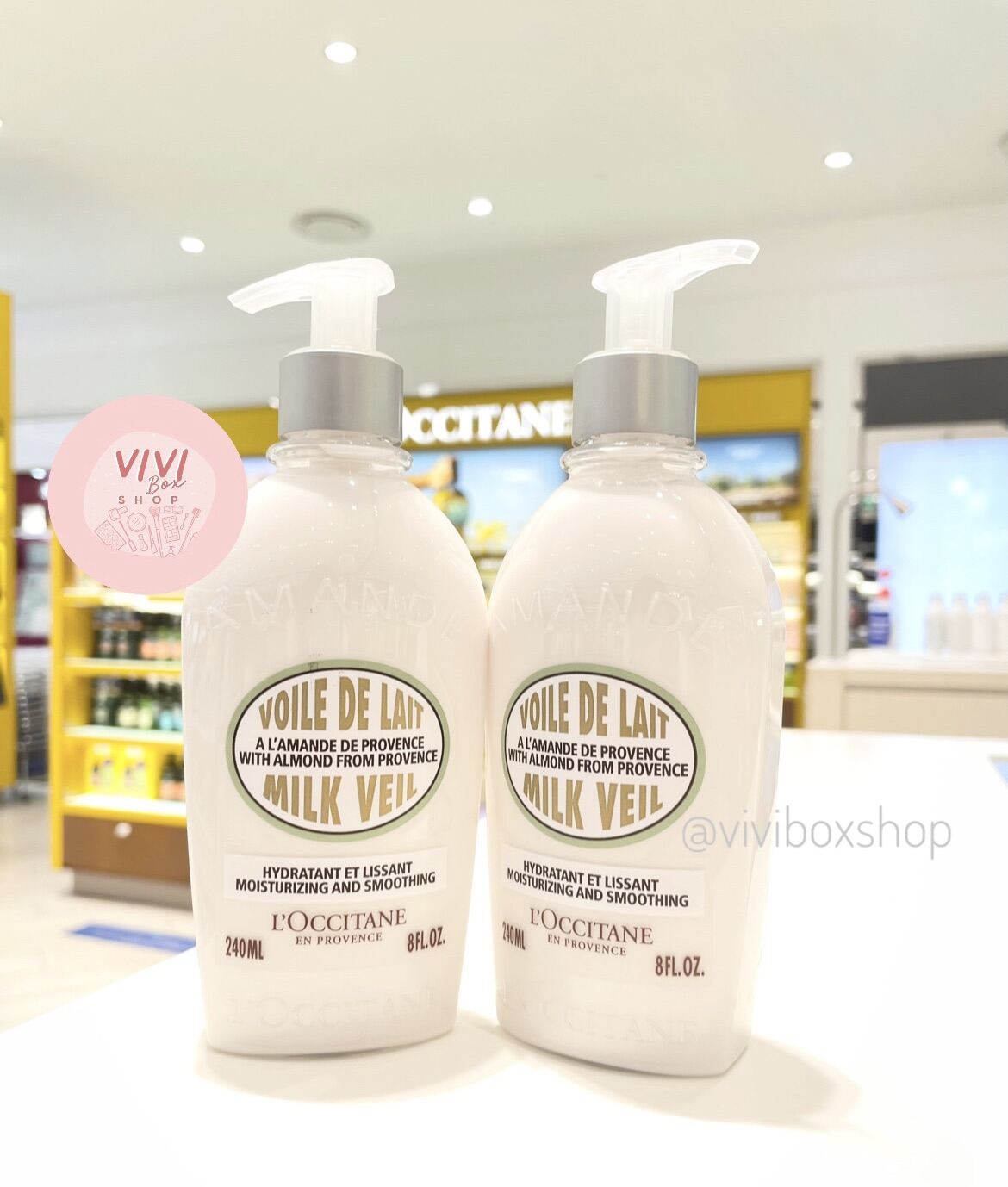 Loccitane almond milk veil 240 ml. 👑 ป้ายคิงแท้ จาก Kingpower [VIVIBOXSHOP] | Lazada.co.th