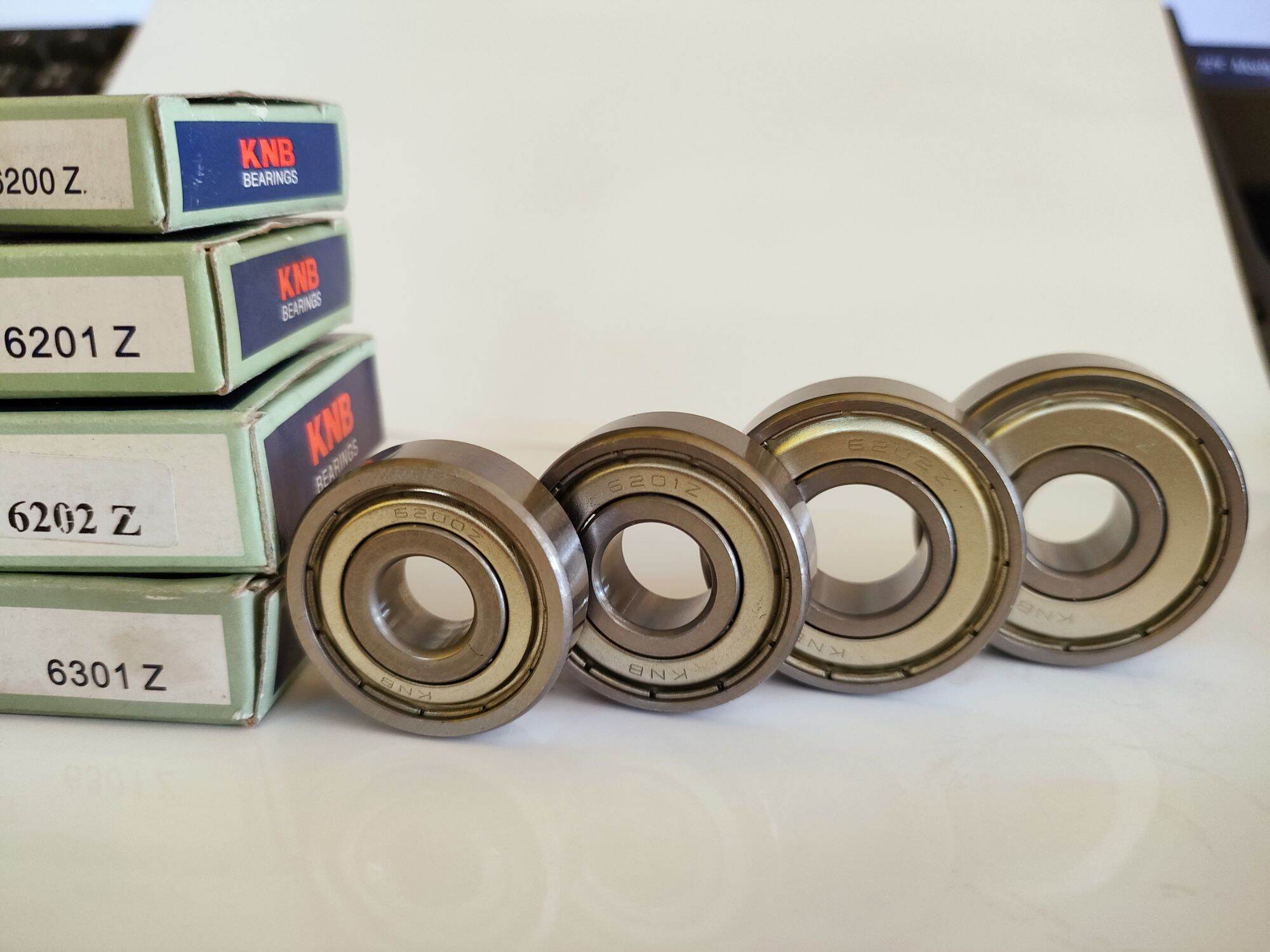 แบริ่ง ลูกปืน 6200Z 6201Z 6202Z 6301Z อย่างดี KNB มีฝาปิดด้านเดียว ...