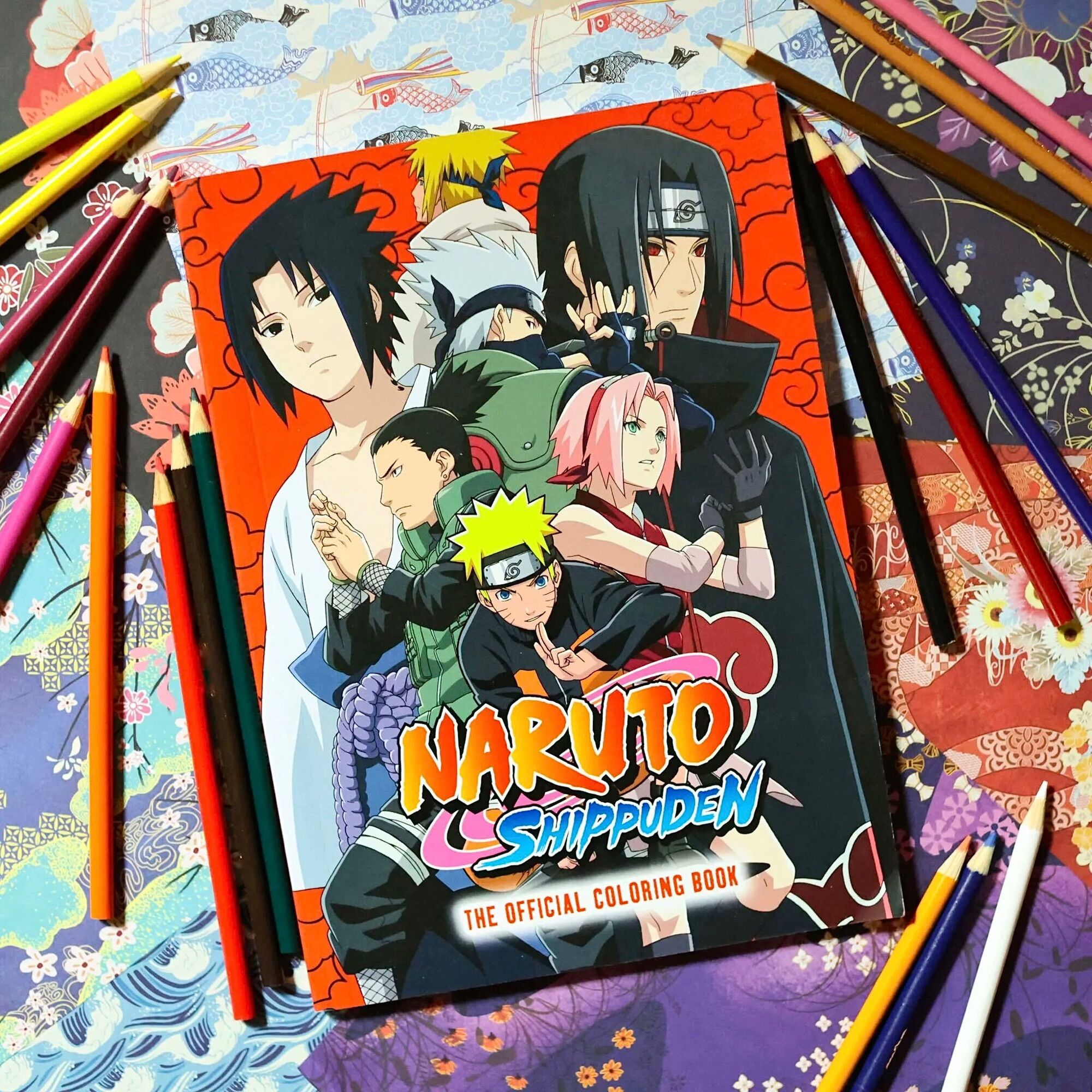 NARUTO SHIPPUDEN The Official Coloring Book สมุดระบายสี นารูโตะ ฉบับ ...