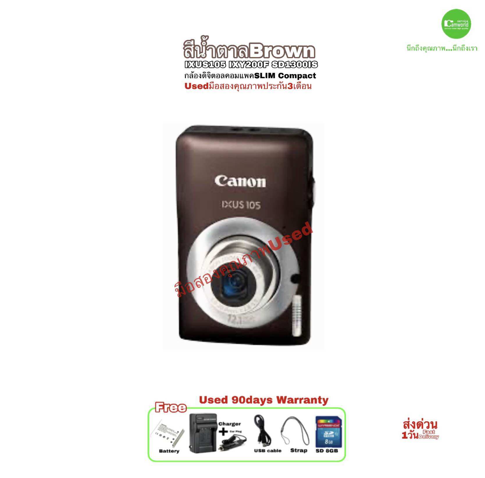 Canon IXUS 105 IXY 200F PowerShot SD1300 IS 12.1MP Digital compact ...