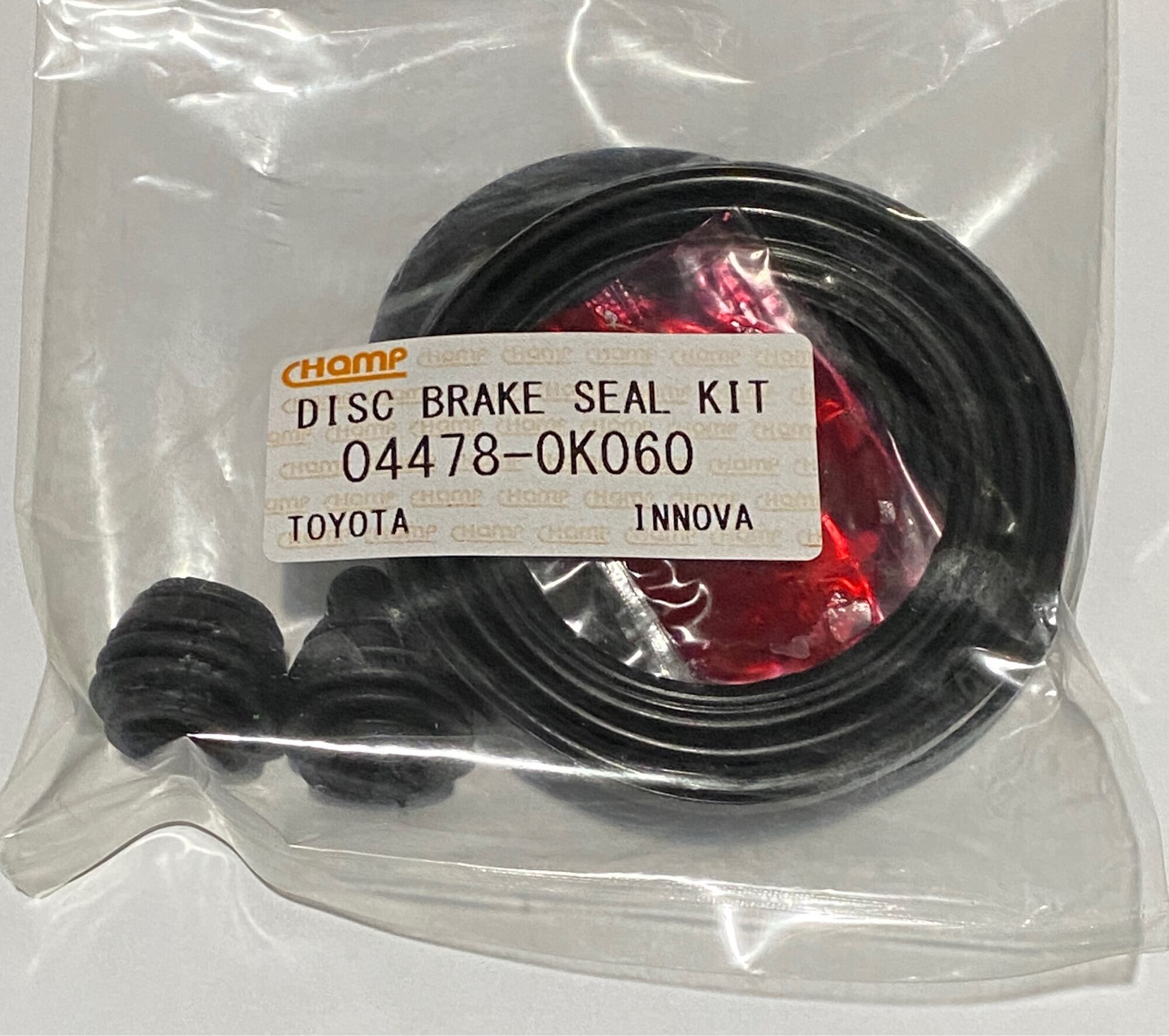 ชุดซ่อมยางดิสเบรคหน้า TOYOTA INNOVA ยี่ห้อ CHAMP รหัสสินค้า 04478-0K060 ...
