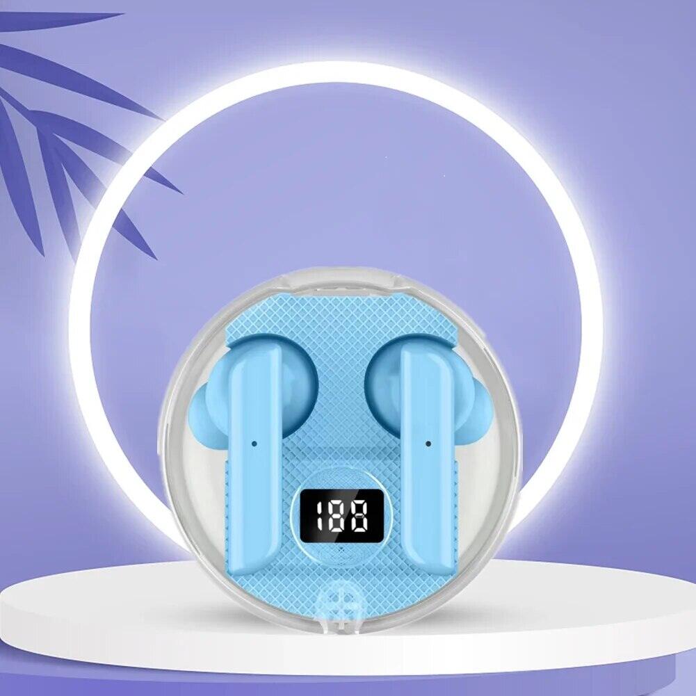 E10 TWS หูฟังเอียร์บัด LED ตัดเสียงรบกวนชุดหูฟังบลูทูธไร้สายหูฟังพร้อม ...