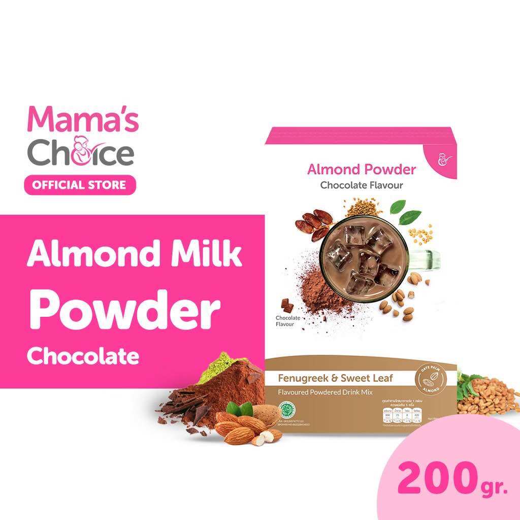 Mamas Choice Almond Milk Powder เครื่องดื่มน้ำนมอัลมอนด์ บำรุงน้ำนมคุณ ...
