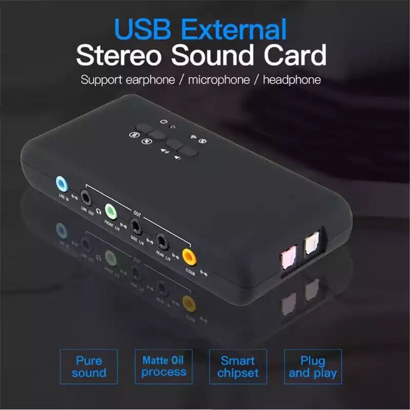 usb 2.0 sound card 7.1แท้ with SPDIF in out optical port - CN COM ...