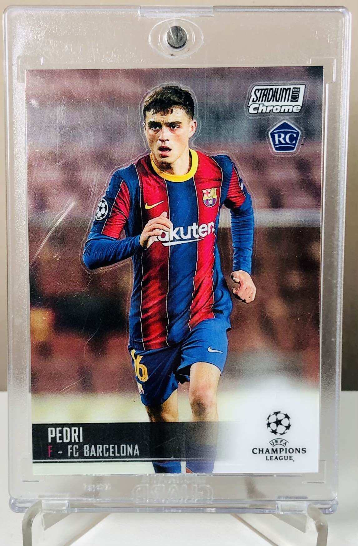 PEDRI ROOKIE CARD ⚽️ การ์ดสะสมฟุตบอล STADIUM CLUB CHROME 🇪🇸 Barcelona ...