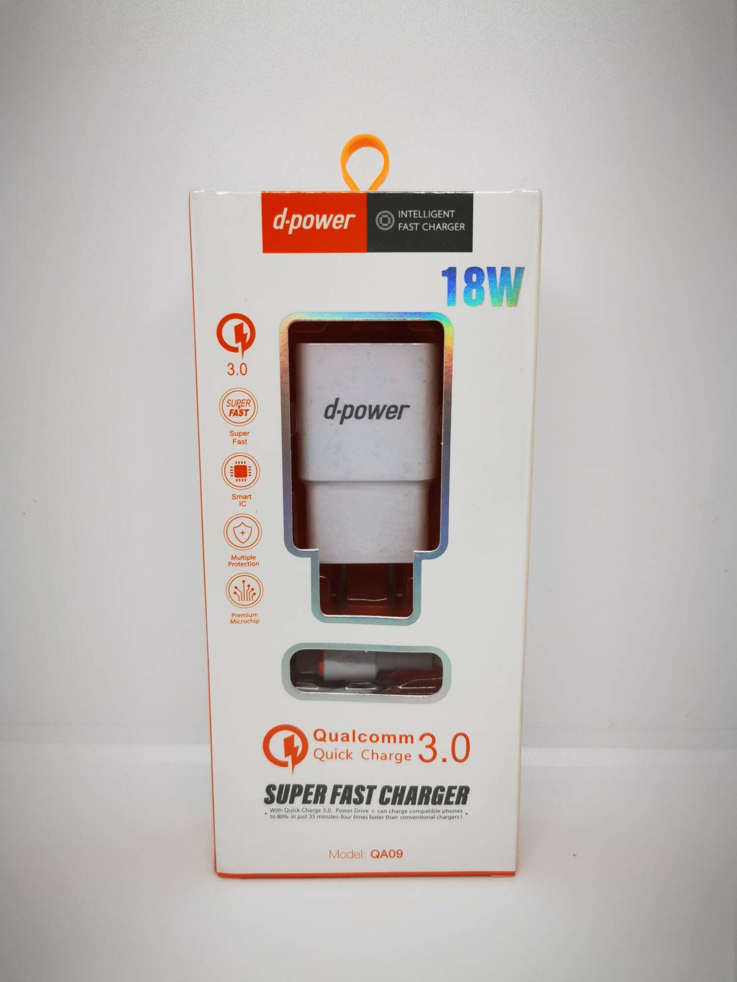 d-power Super Fast Charger 3A. Model:QA09 ชุดชาร็จเร็ว For i-phone ...