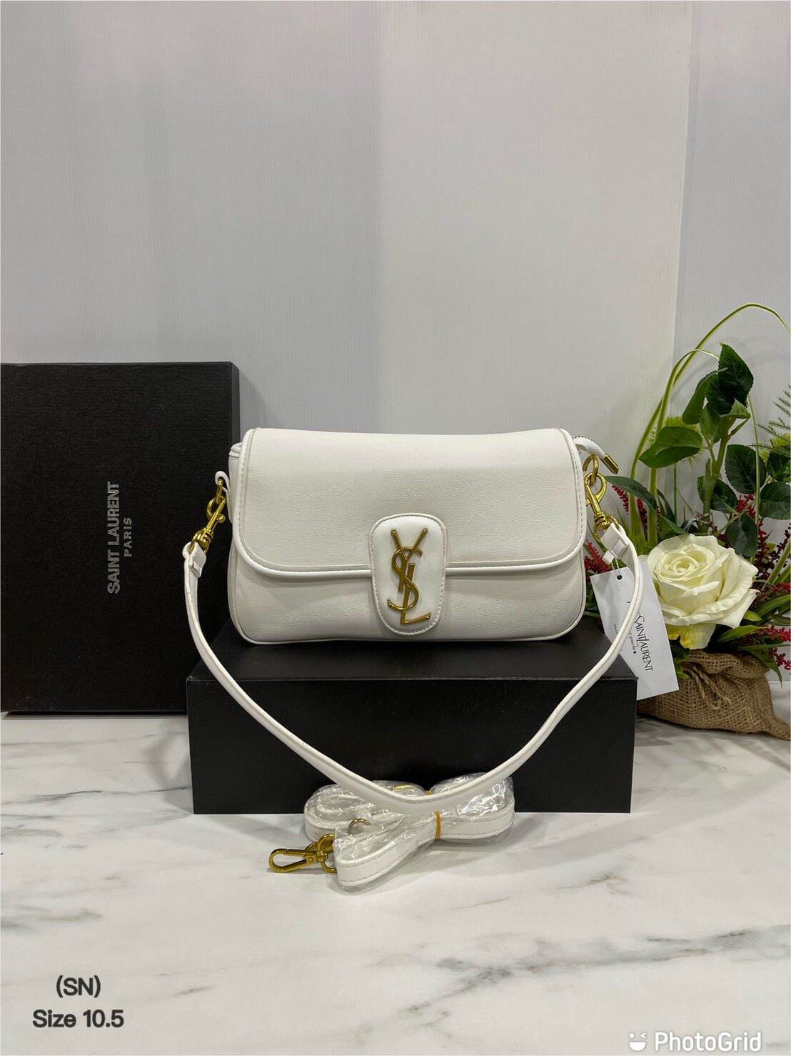 กระเป๋าสะพายข้าง YSL ขนาด 10.5 นิ้ว | Lazada.co.th