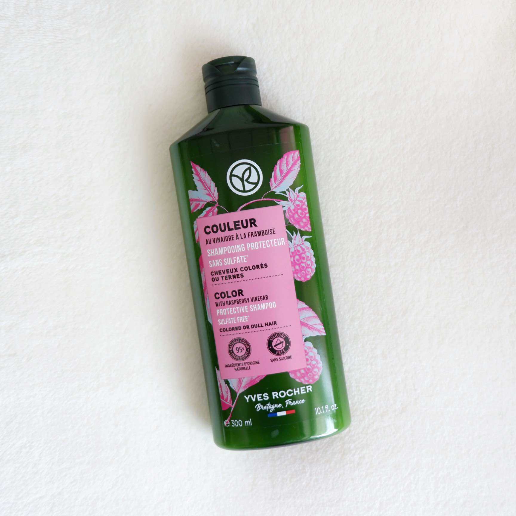 อีฟ โรเช แชมพูผมทำสี Yves Rocher Color with Raspberry Vinegar ...