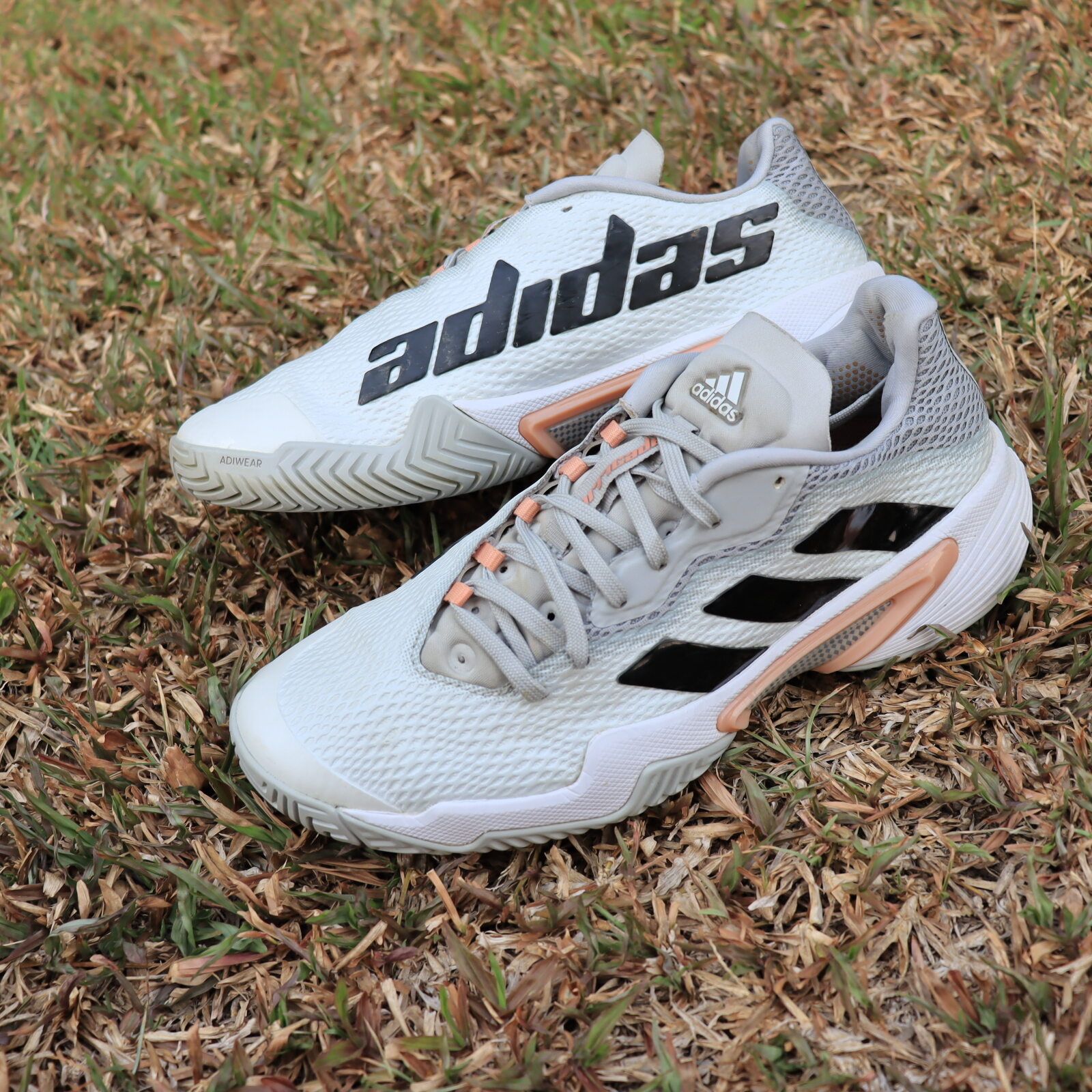 ส่งฟรี Unisex หญิง-ชาย Adidas BARRICADE Tennis Shoes Size 24.5cm 39.5eu ...