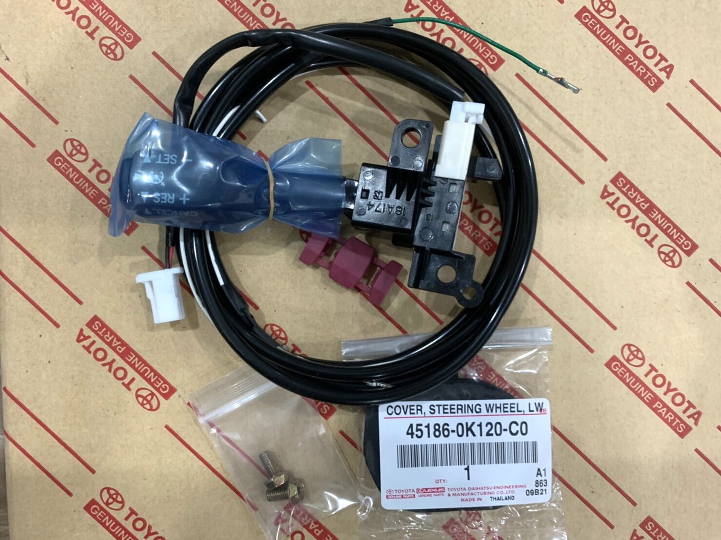 CruiseControl Toyota แท้ ครบชุด ชุดสาย ฝา น๊อต | Lazada.co.th