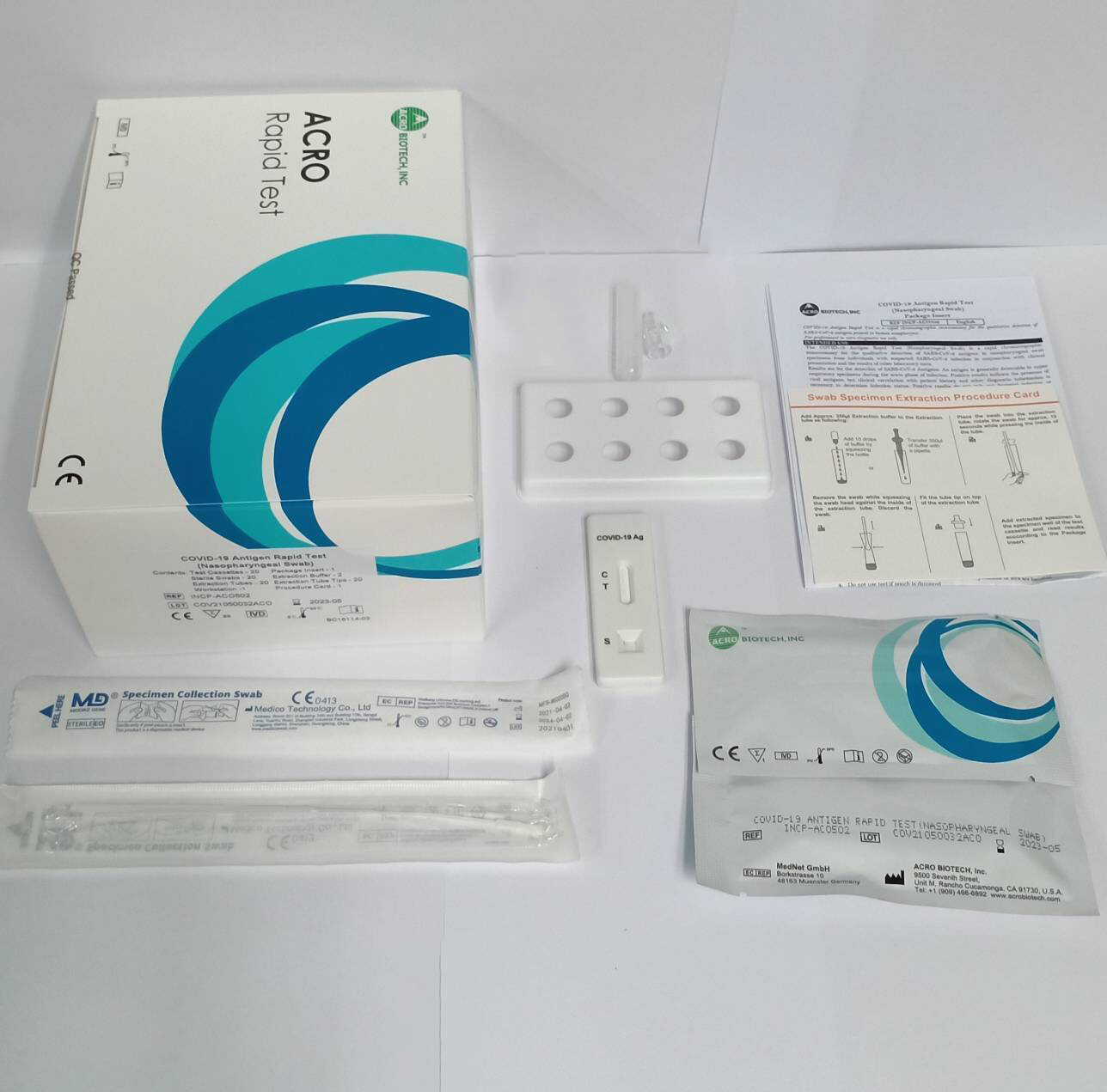 Acro Pro ชุดตรวจโควิด ATK 1:20 แม่นยำสูง ตรวจเองได้ สินค้าของแท้จาก ...