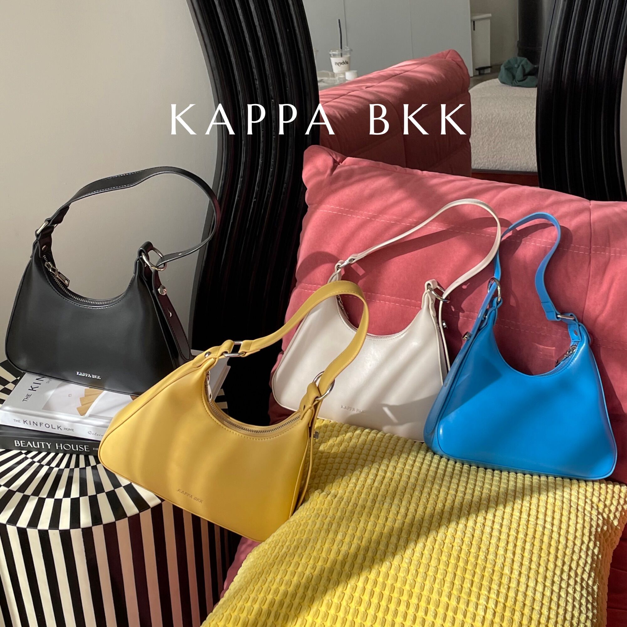 (Pre-Order "สีดำ/สีขาว" รอของ15-20วัน สีอื่นพร้อมส่ง) KAPPA Quinn Bag ...