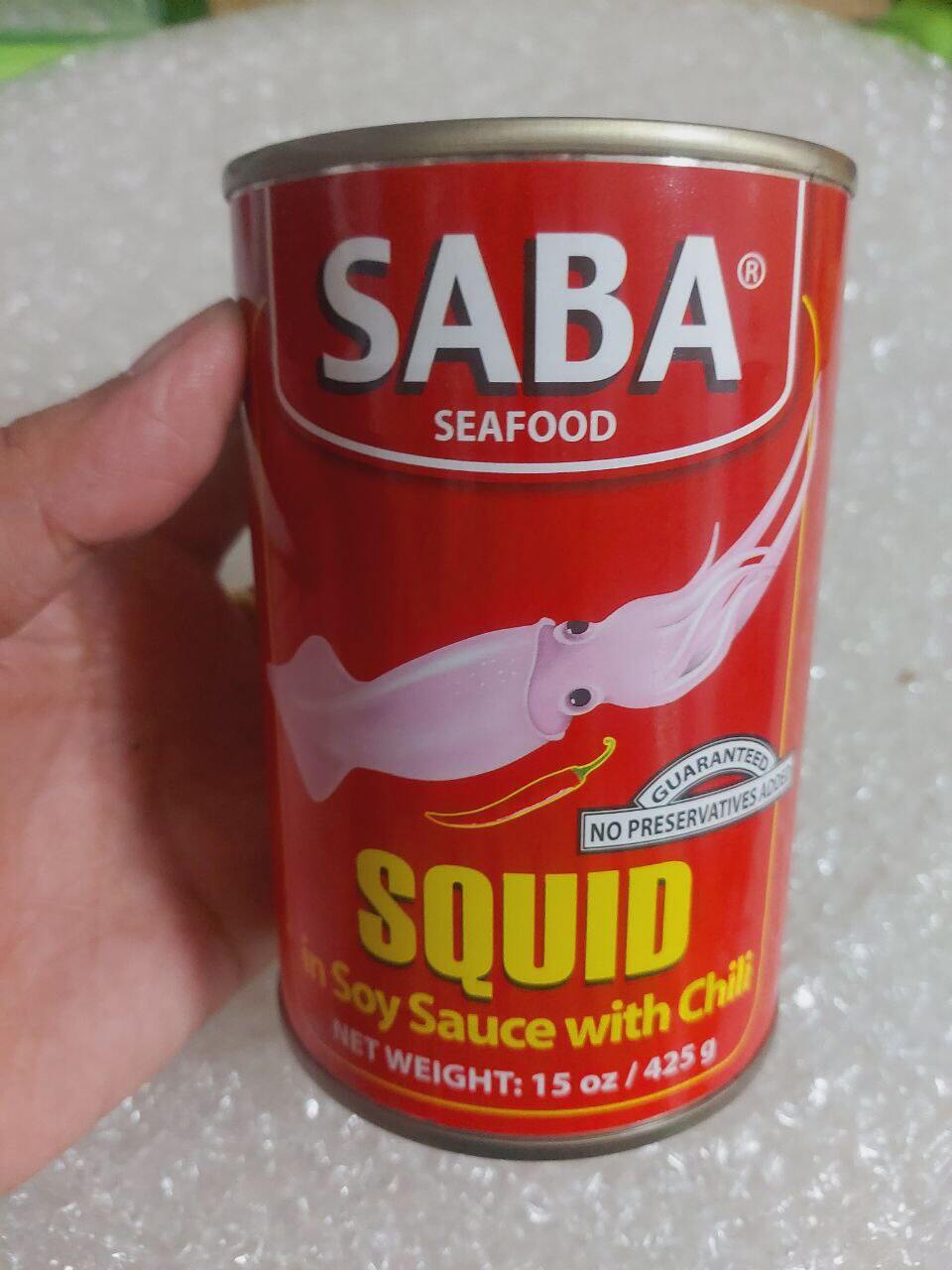 Saba Squid in Soy Sauce with Chili 425g Exp. 6Jan2024 | Lazada.co.th