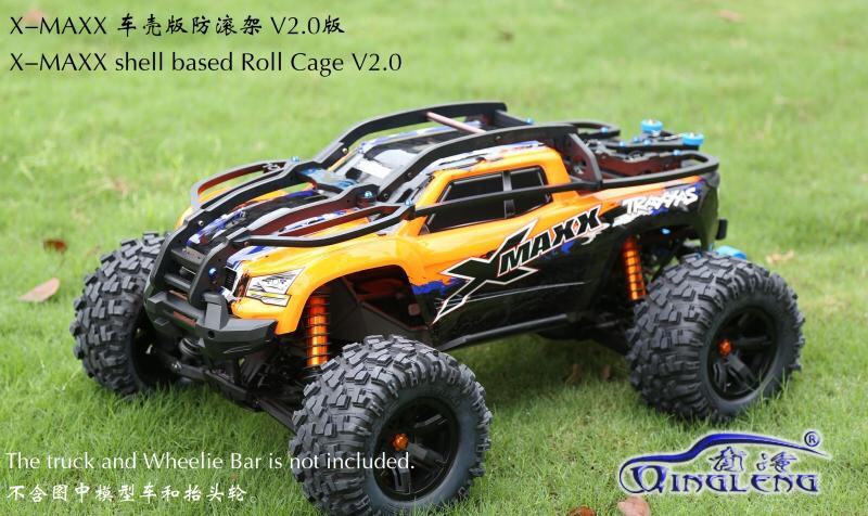 Traxxas X-MAXX ขนาดใหญ่ x xmaxx เปลือกรถรุ่นป้องกันกลิ้งม้วนม้วน CAGE ...