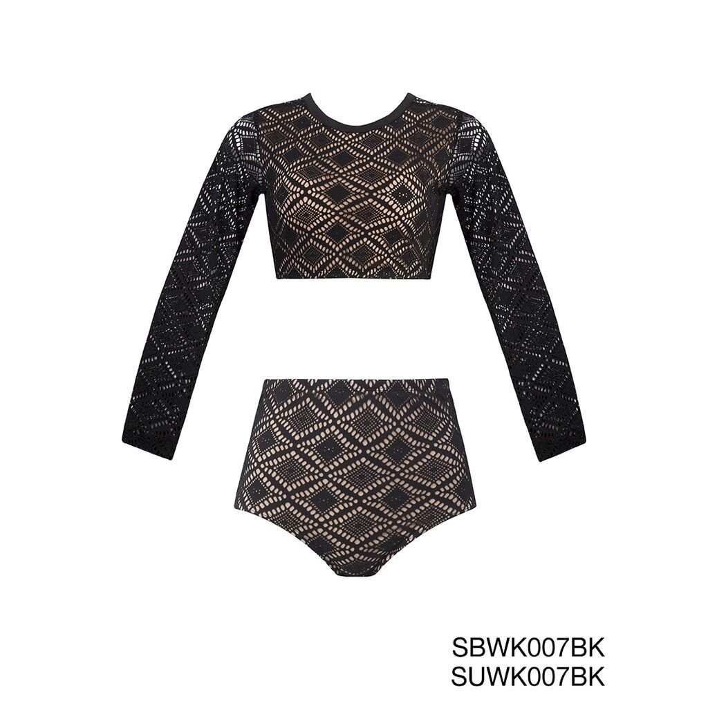 Sabina ชุดว่ายน้ำ Swimwear Collection : Lolita Set สีดำ - XOXO1565 ...