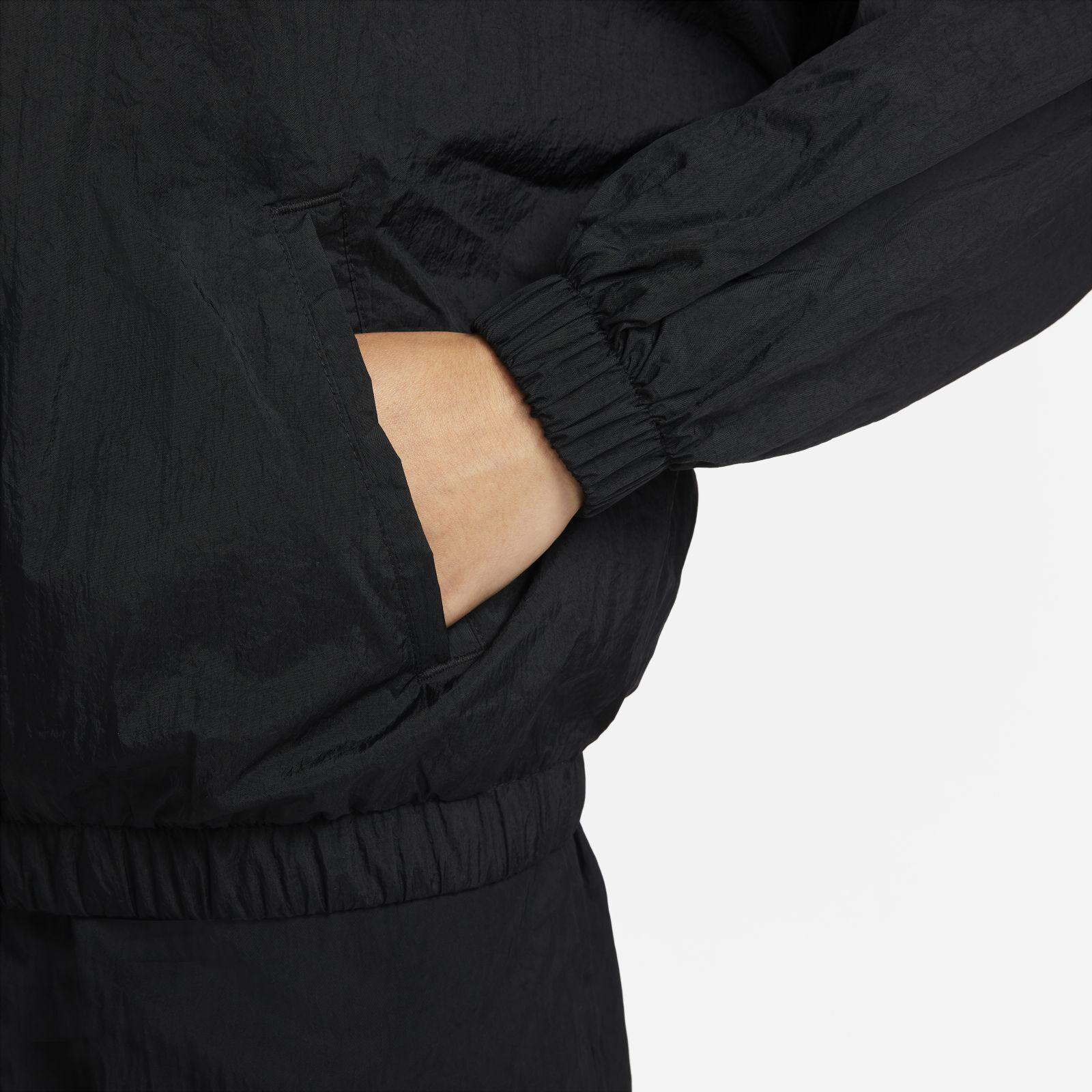 Nike Womens Sportswear Essential Windrunner Jacket - Black - Nike ...