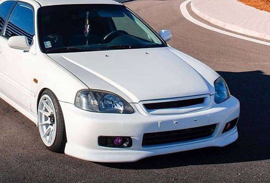 ชุดแต่ง สเกิร์ตหน้า Honda civic EK LEV ปี99-2000มีขายึดด้านใต้ เพิ่ม ...