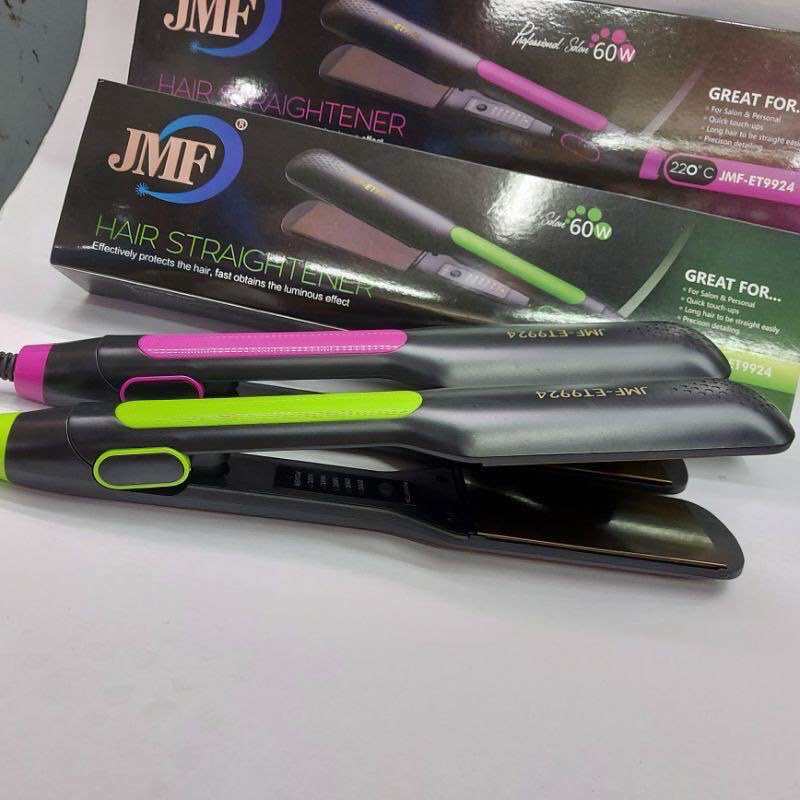 เครื่องหนีบผม JMF-9924 มีสีชมพูกับสีเขียว ปรับอุณหภูมิได้ | Lazada.co.th