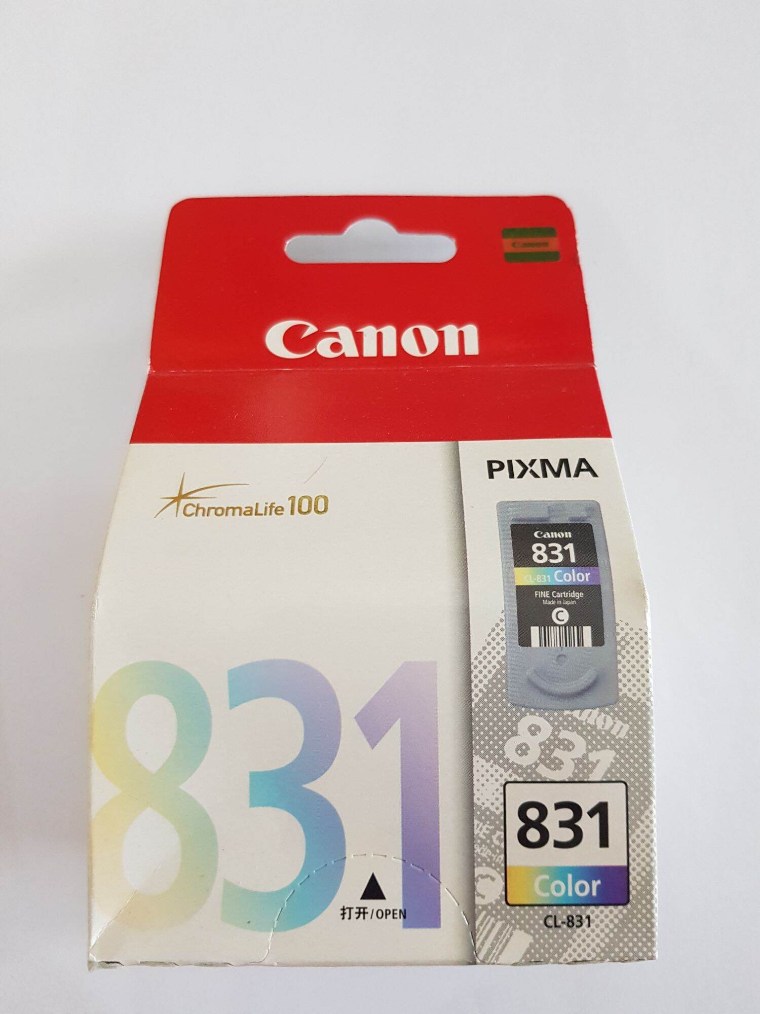 ตลับ canon แท้ 830-831 ดำ+สี แพ็กคู่ ( หมดอายุ ) กล่องไม่สวย มีรับ ...