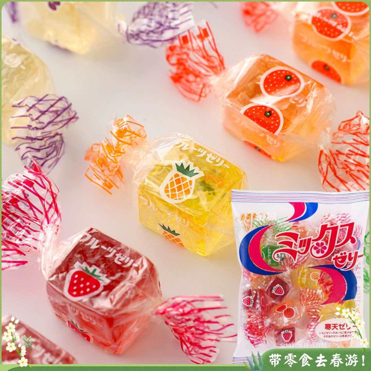 Kinjo Jelly Candy เยลลี่รสผลไม้ พลาสติกกินได้ ขนาด 135กรัม | Lazada.co.th