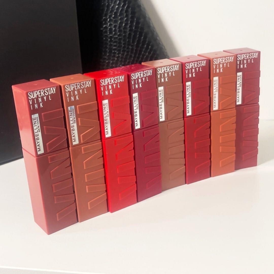💄ลิปใหม่ Maybelline Superstay Vinyl Ink ลิปจิ้มจุ่มเนื้อไชน์ ติดทน ...