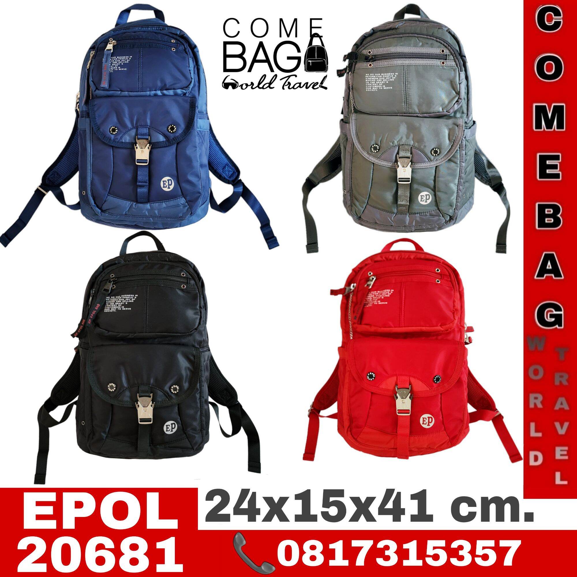 กระเป๋าเป้EPOLของแท้ รหัส20681 (ใบใหญ่) Size กว้าง 24 cm. หนา 15 cm ...