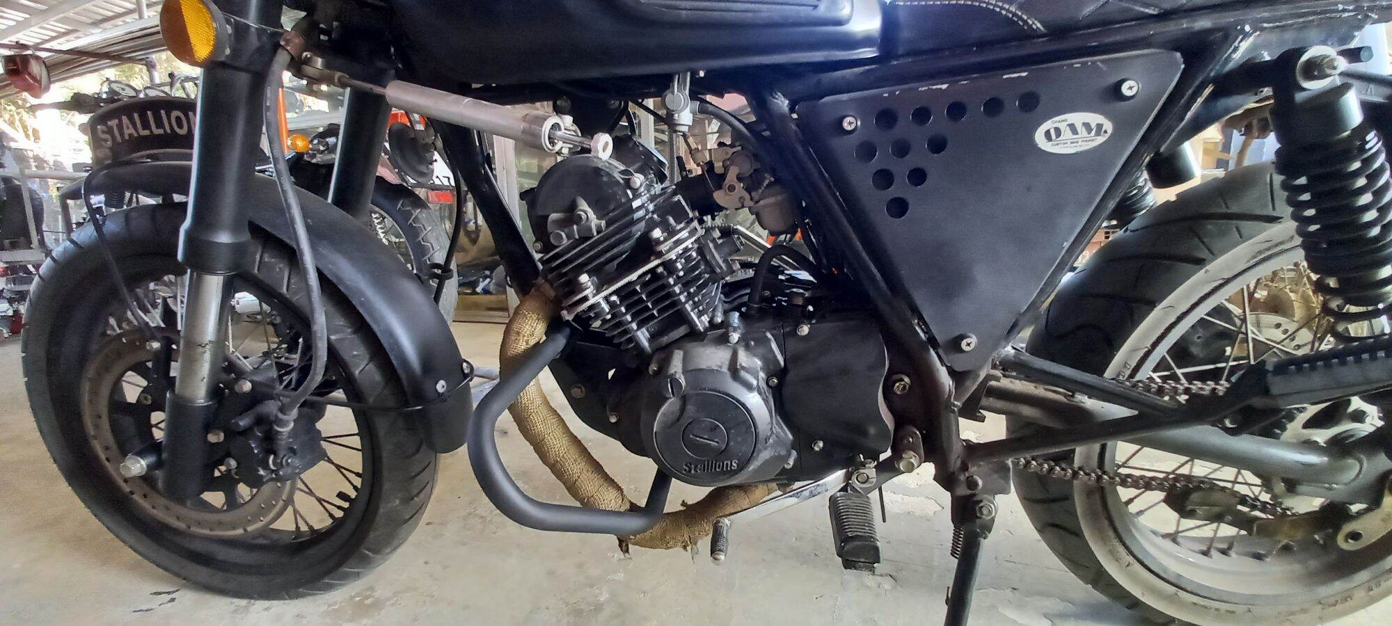 กันล้มแคชบาร์ct150 stallion ct150 ตรงรุ่นติดตั้งง่ายสำหรับct150คอท่อออก ...
