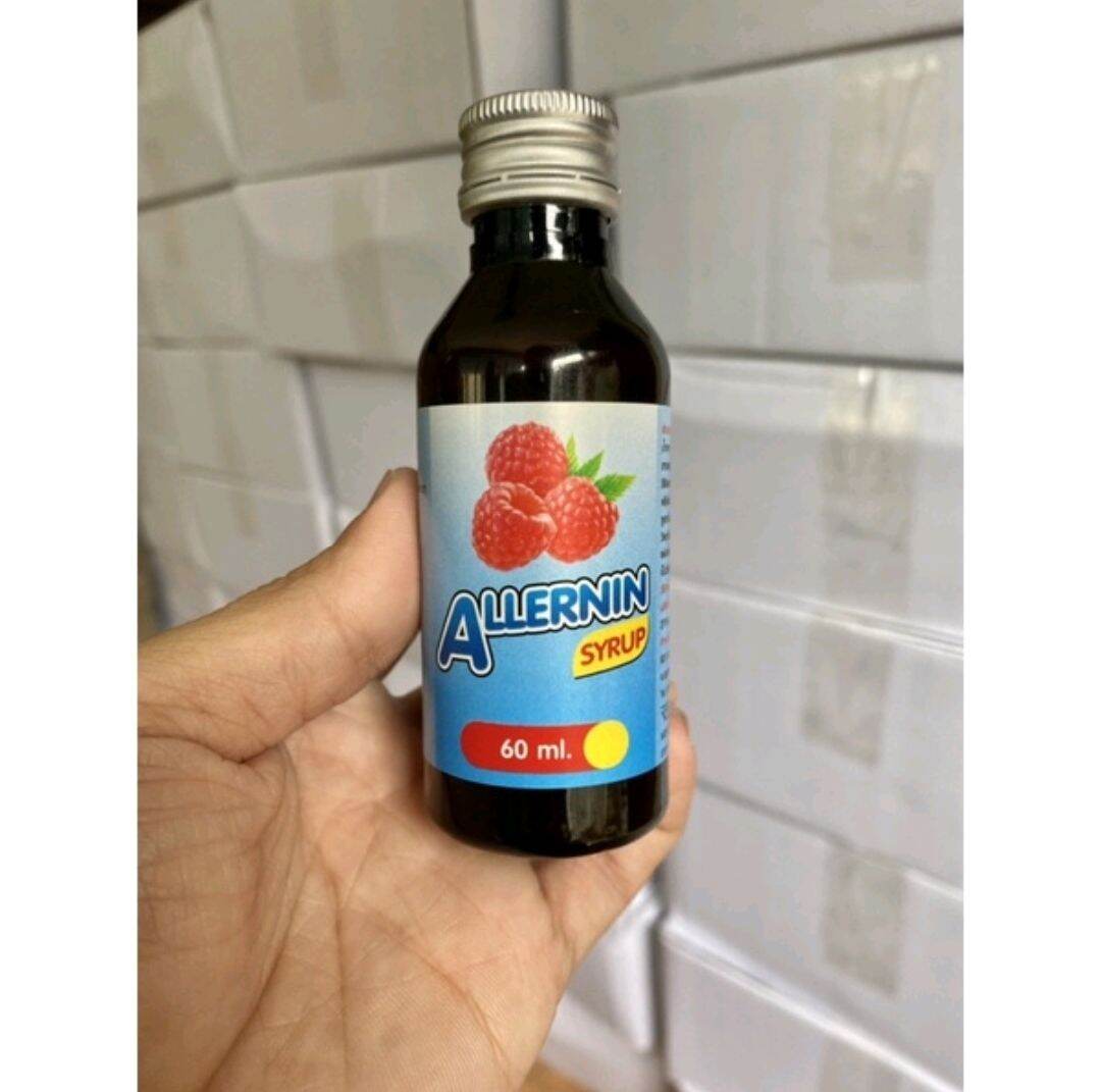 ขายส่ง ALLERNIN (อเลอร์นิ่น) น้ำหวานเข้มข้นกลิ่นราสเบอร์รี่ ปริมาณ 60 ...
