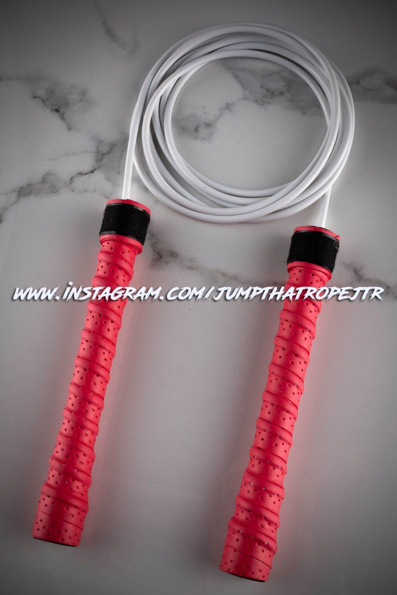 ⚪ WHITE PVC 4mm ⚪ Light Jump Rope For Speed & Freestyle Practice ⚪ ...