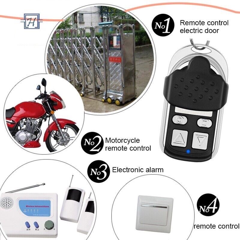 รีโมทประตูอัตโนมัติ 433mhz IC model 2262 2260 EV1527 PT2240 FP527 ...