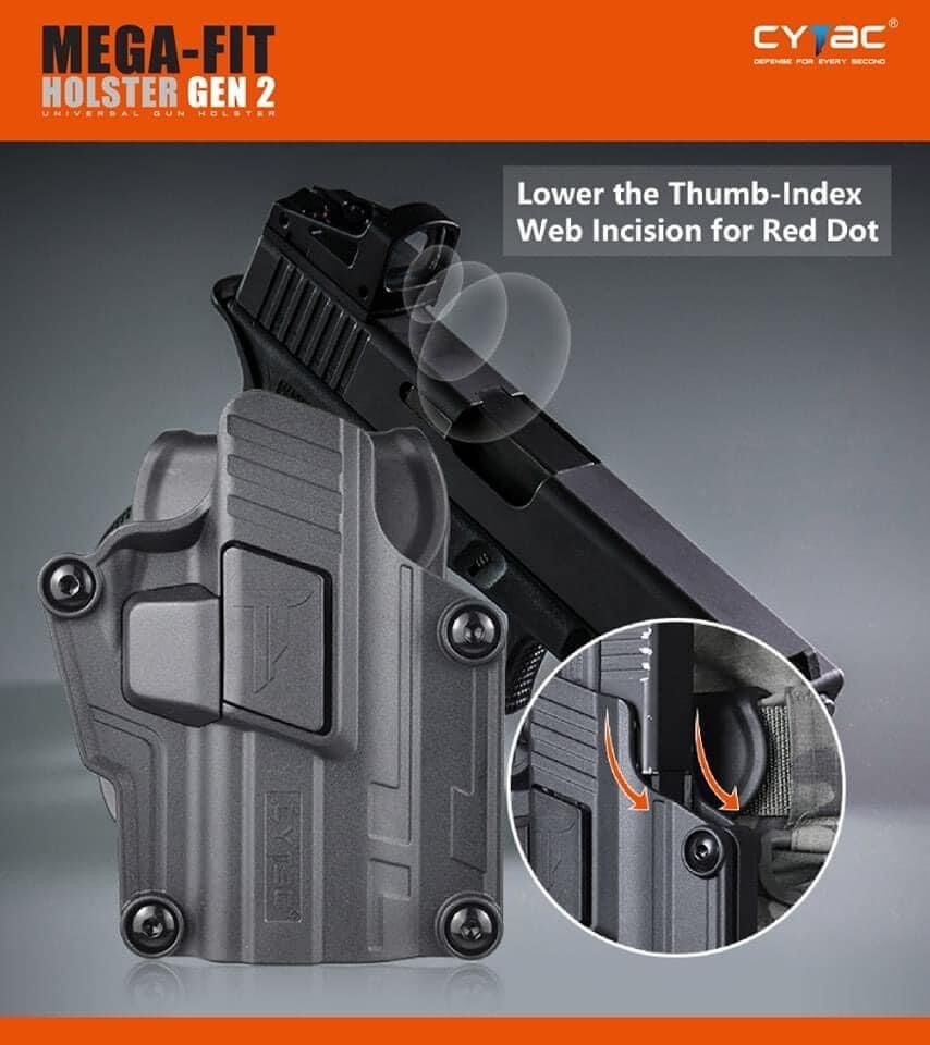 Cytac Mega-Fit Holster Gen2 - MixASale