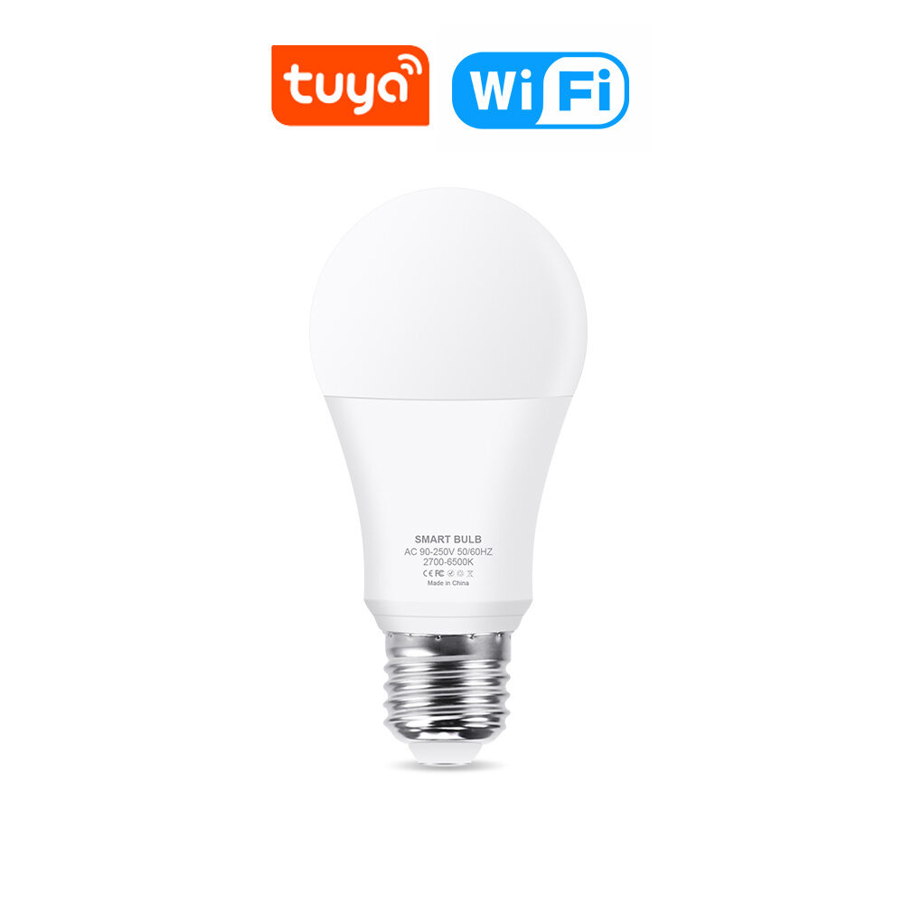 หลอดไฟ LED อัจฉริยะ15W WiFi E27 LED rgbcw หลอดไฟอัจฉริยะควบคุมด้วยเสียงผ่าน Google Home Tuya ...