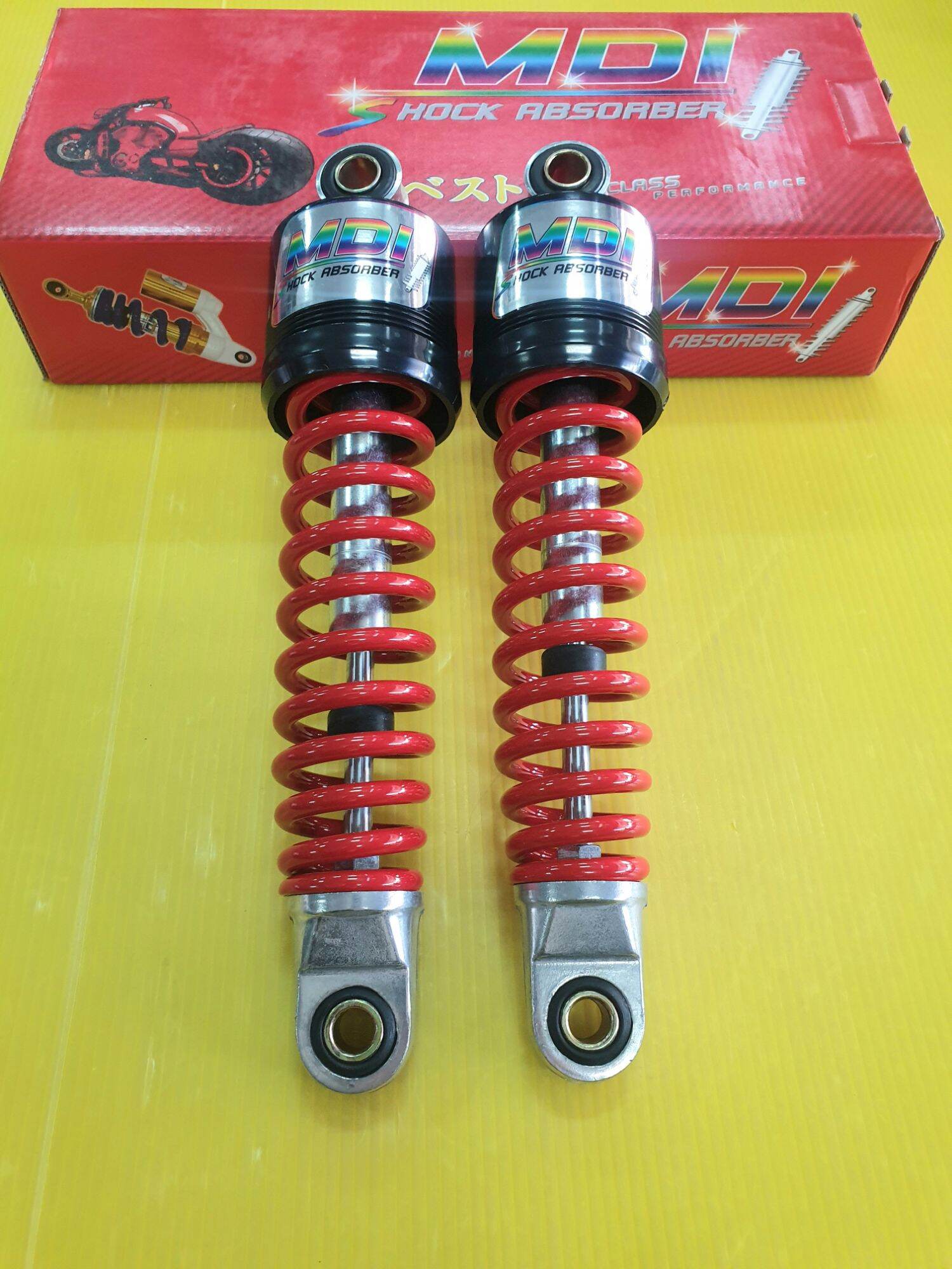 โช้คหลัง bell r,bell 100 sr เดิม ใส่สปริงแดง Mdi ยาว270mm รถ bell 100 ...