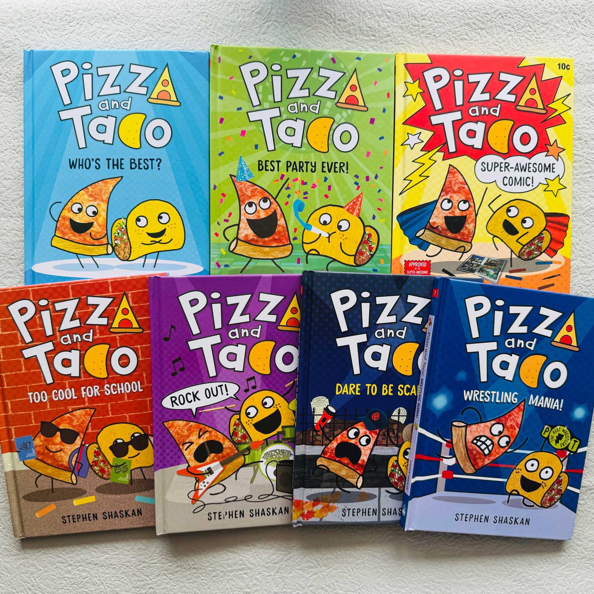 This Pizza and Taco Series 7 Books Set Ages5-8 Hardcover - kidsbookcm ...