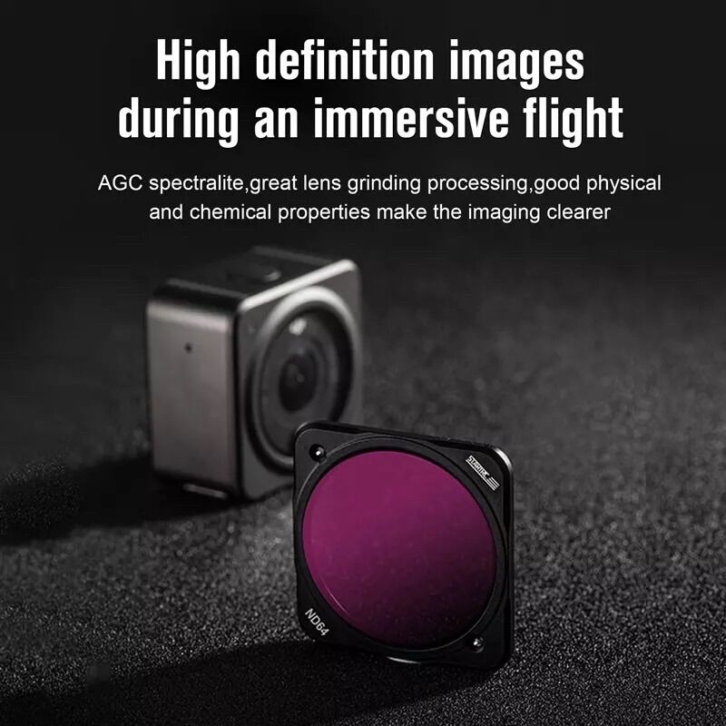 6 PCS Filters DJI Action 2 ND Filters Kit CPL UV ND8 ND16 ND32 ND64 HD ...