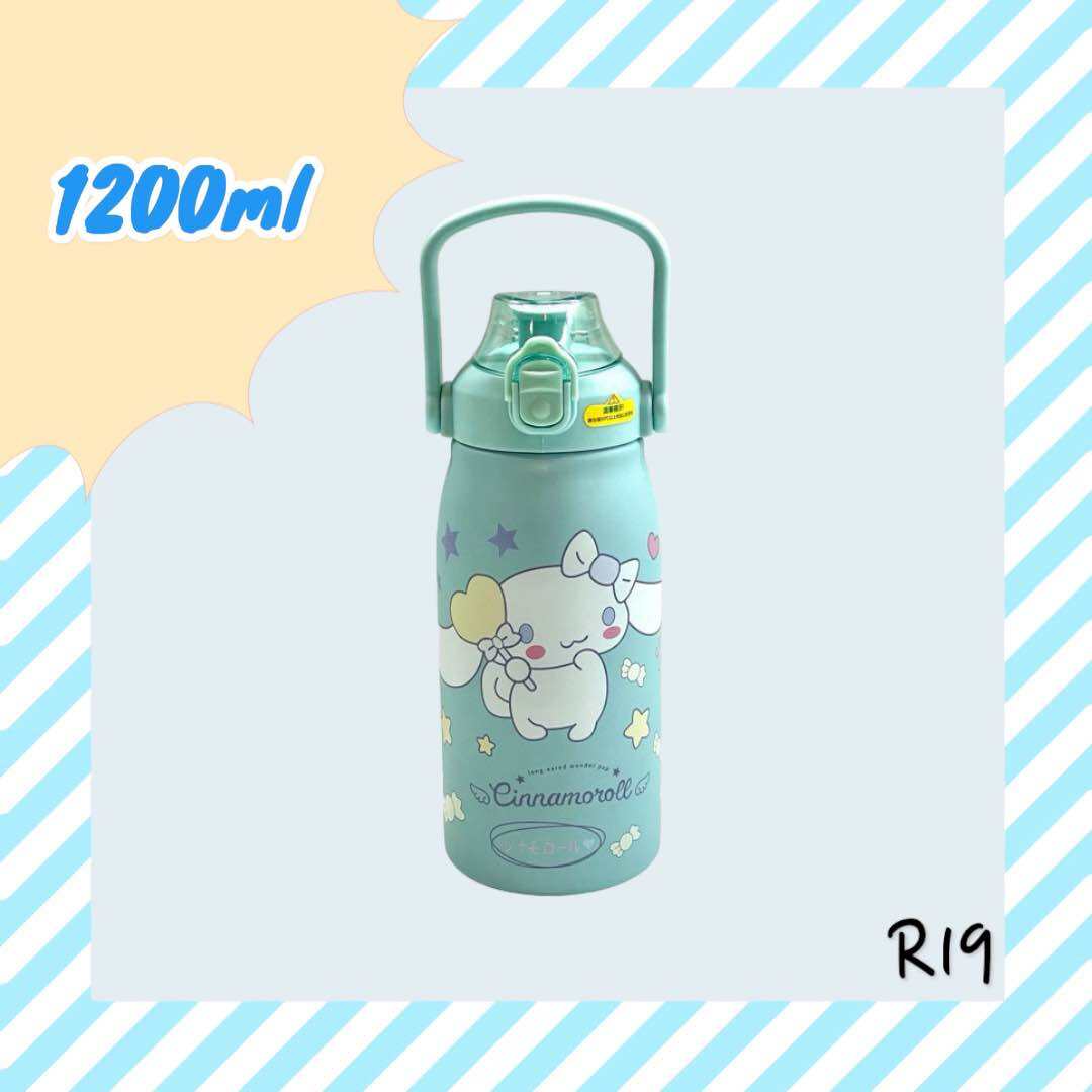 กระบอกน้ำเก็บความเย็น ขนาด 1200-1100ml สแตนเลส316 ลายน่ารักมาก | Lazada.co.th