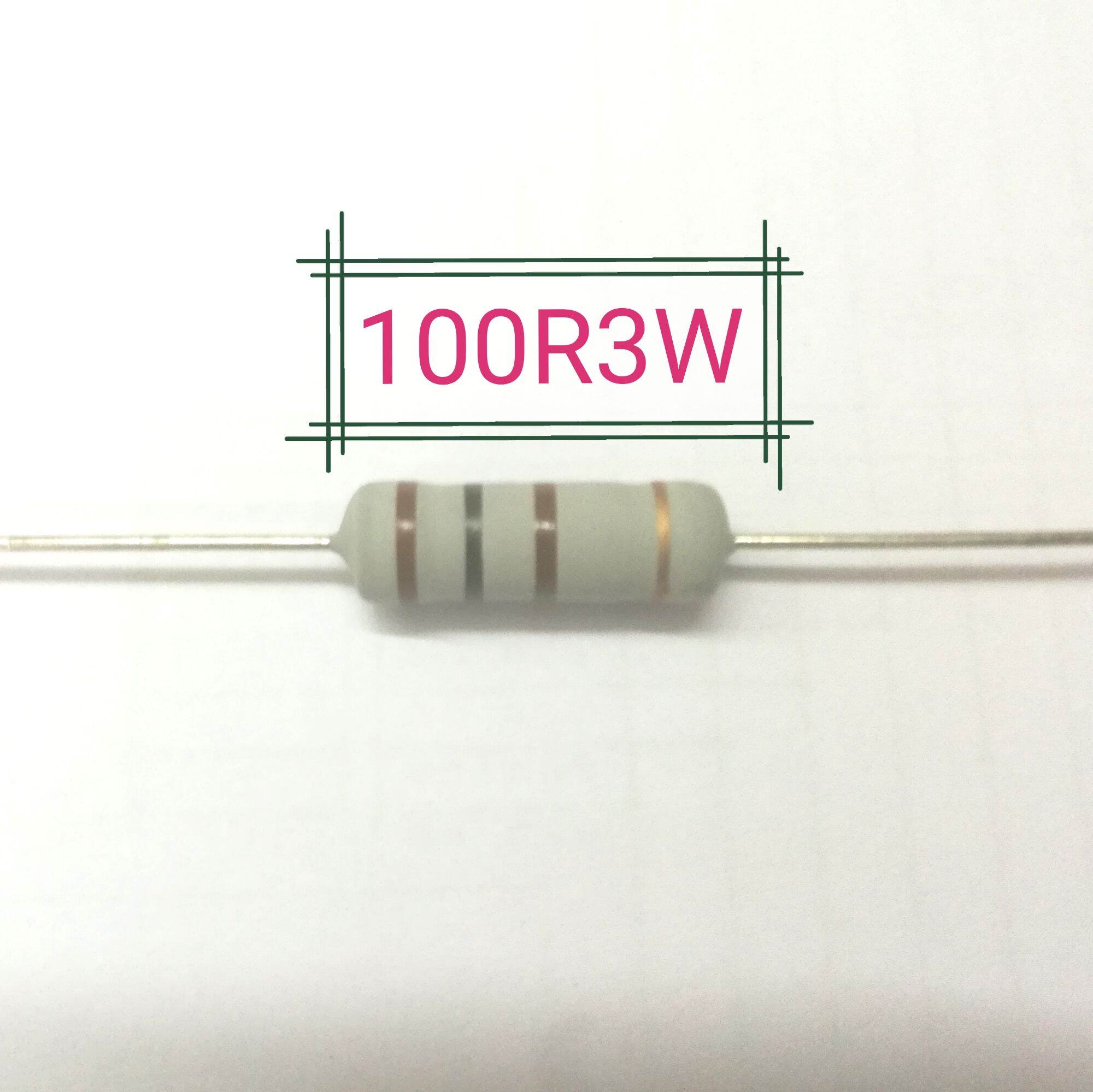 resistor 3W (R3W) เป็นตัวต้านทานใช้สำหรับงานซ่อมอิเล็กทรอนิกส์ทั่วไป ...