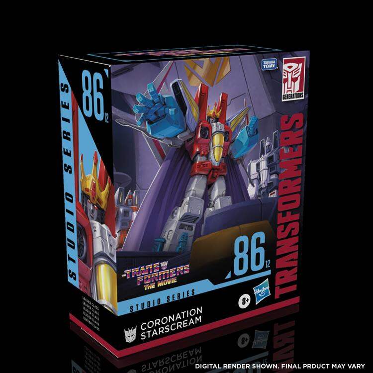 HASBRO TRANSFORMERS STUDIO SERIES 86-12 CORONATION STARSCREAM LEADER ...