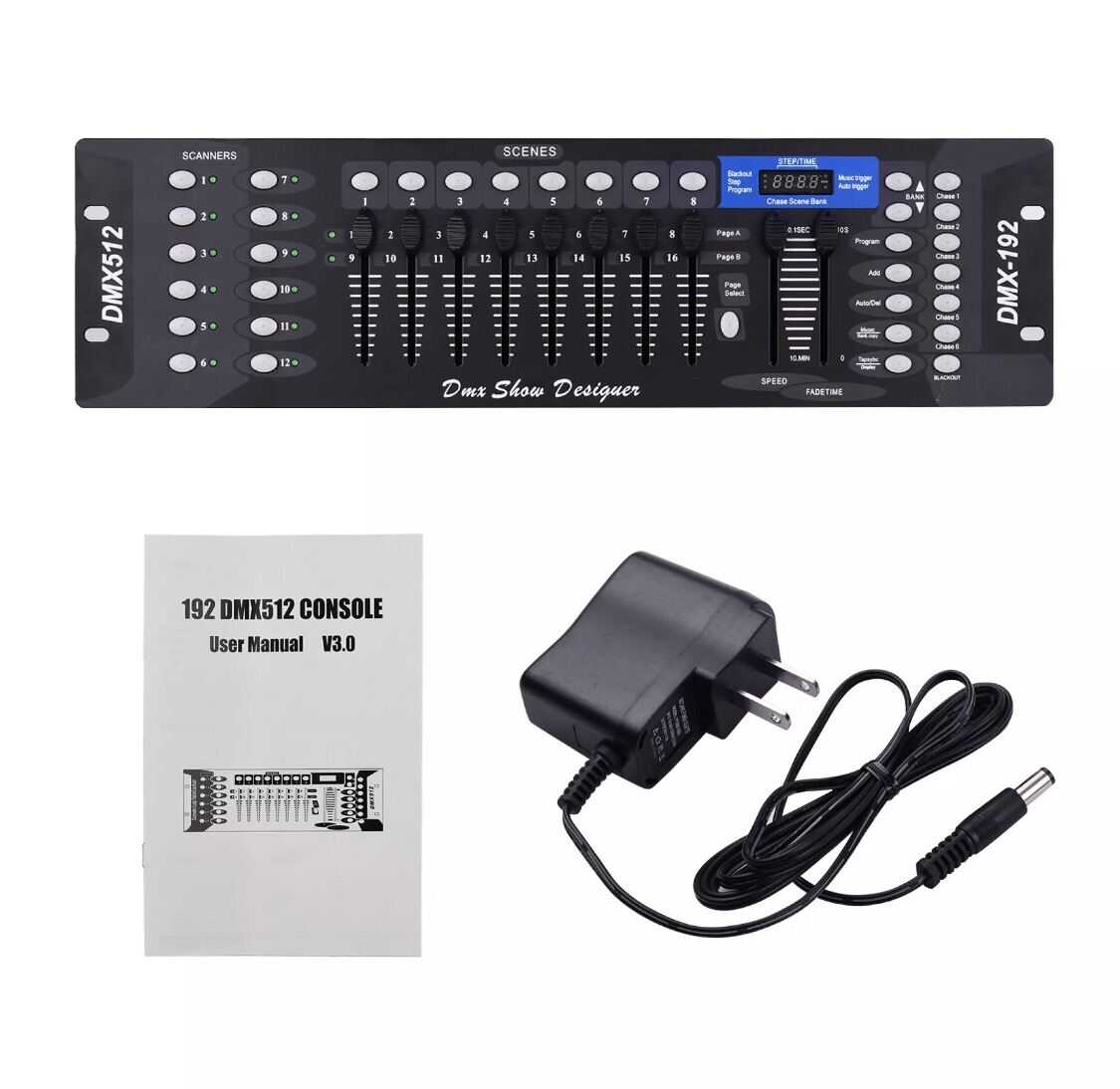 บอร์ดคุมไฟ บอร์ดคอนโทรลไฟ เวที แสงสี DMX512 ,DMX192 Scanner Console DMX ...