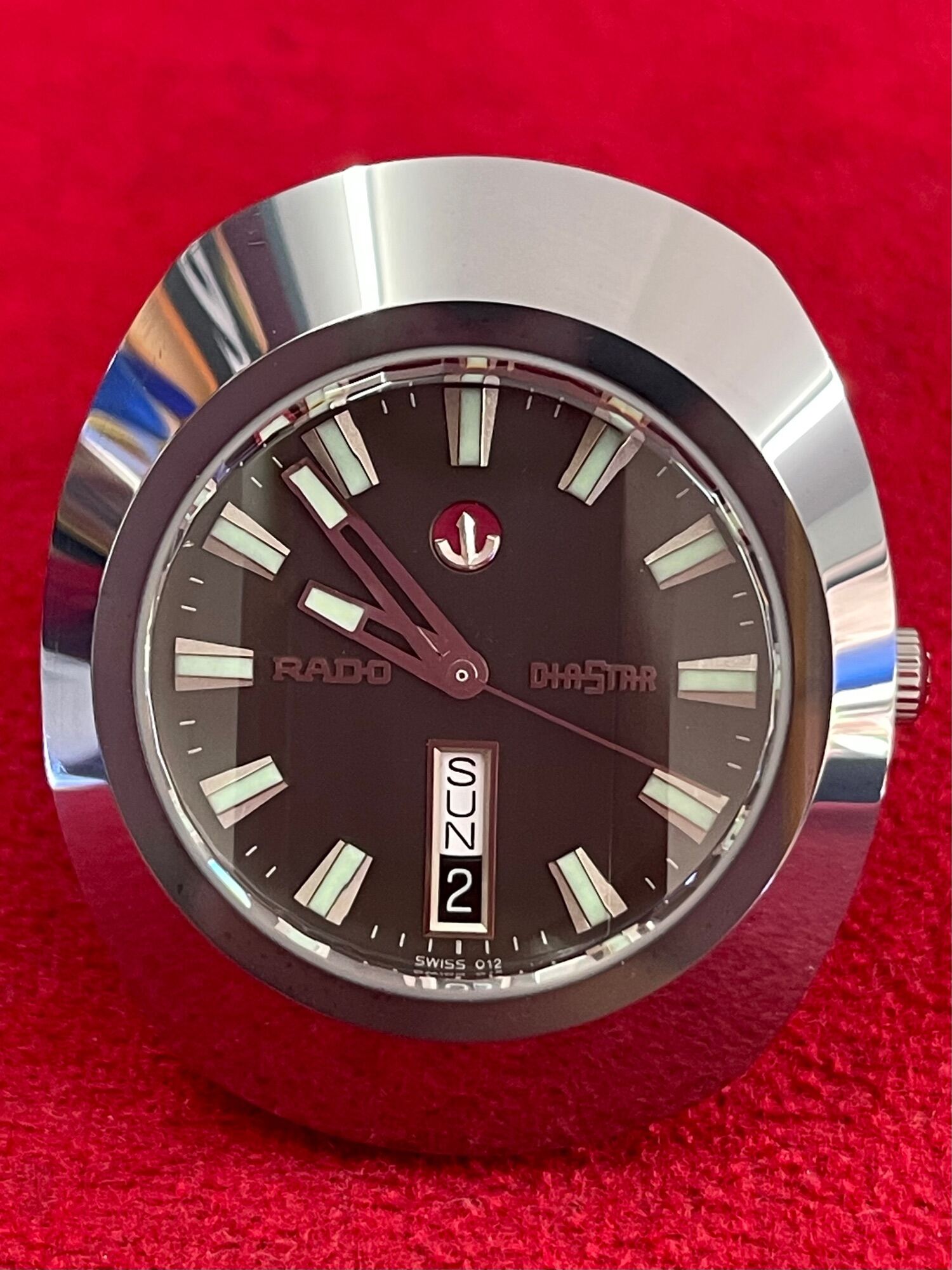 RADO DIASTAR 25 Jewels Automatic ตัวเรือนคาไบรท์ นาฬิกาผู้ชาย มือสองของแท้ - WLT777 - ThaiPick