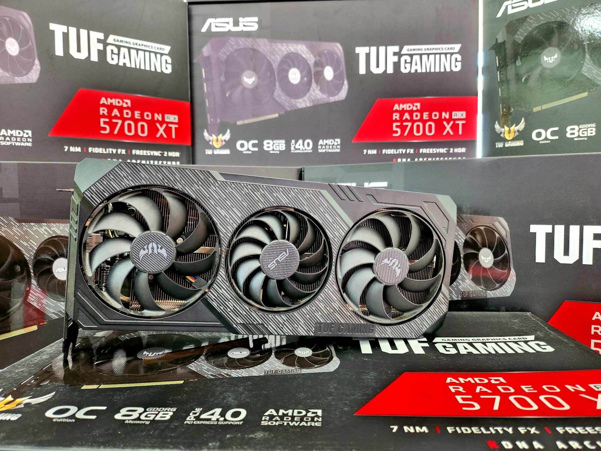 ASUS TUF 3 RX5700XT O8G GAMING GDDR6 มือ2 มีกล่อง - GPUMark - ThaiPick