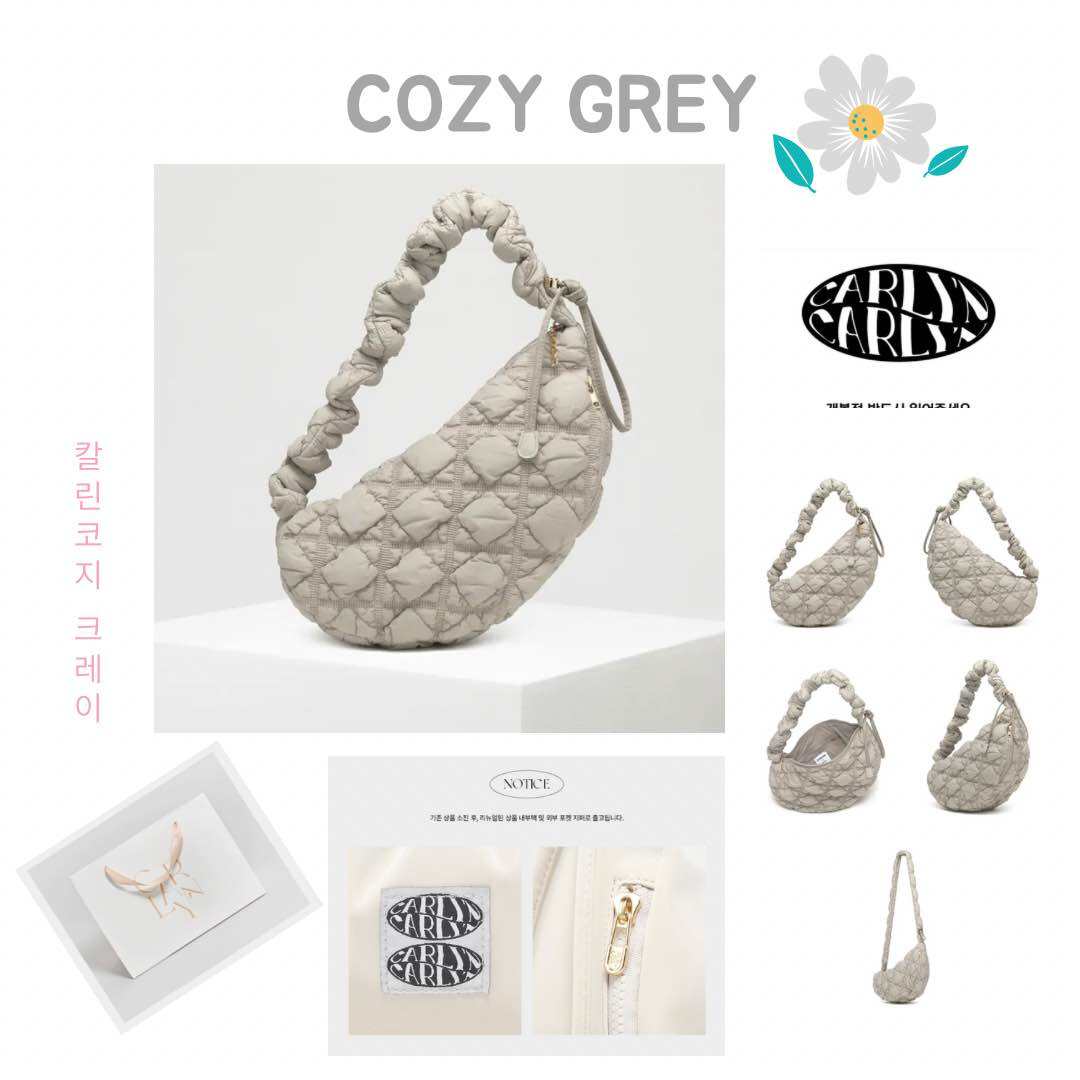 CARLYN 🇰🇷Cozy M Grayแท้💯[ พร้อมส่ง🔥 ] ฟรีถุงกระดาษแบรนด์