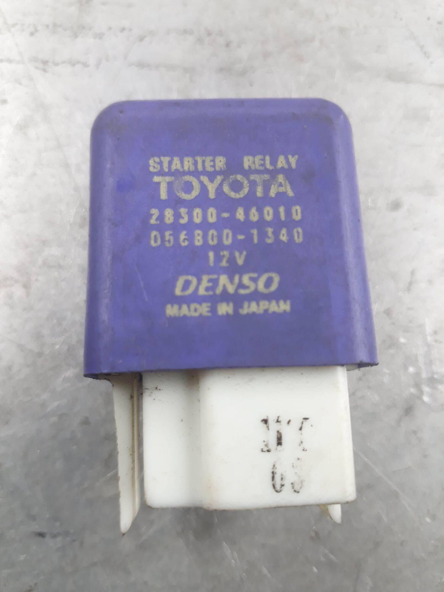 รีเลย์ 12v DENSO toyota รีเลย์ช่วยสตราท ไทเกอร์ สีม่วง (มือ2ยี่ปุนแท้ ...