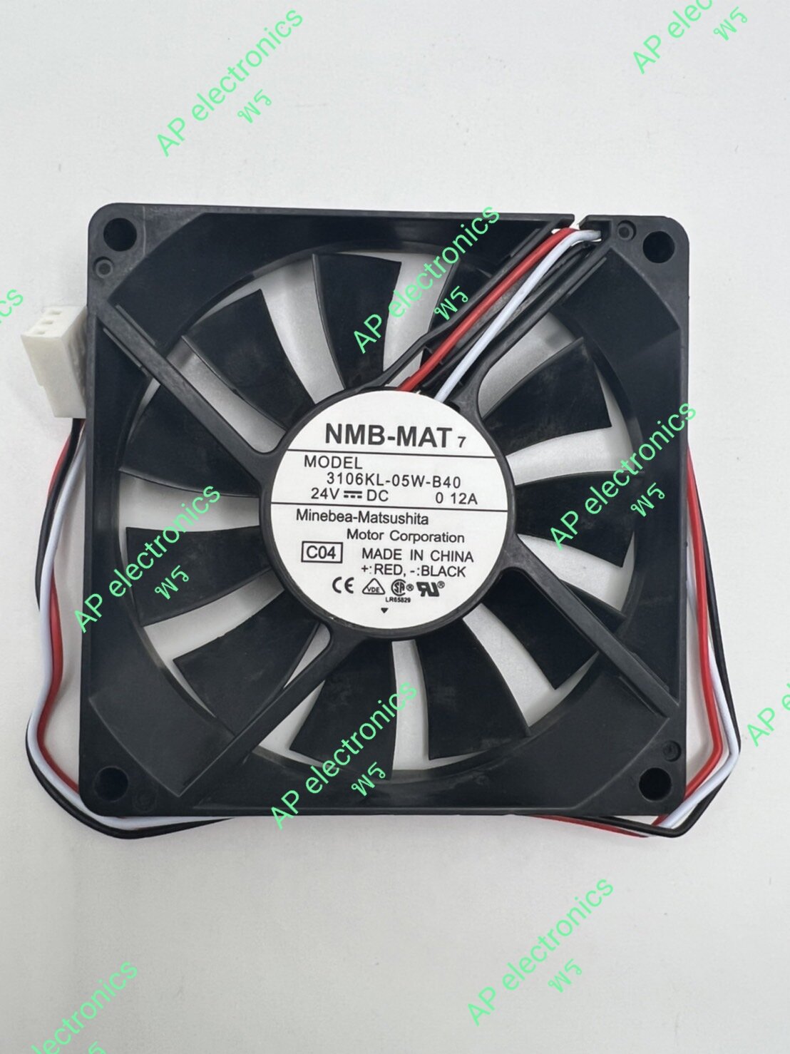 พัดลม NMB-MAT 24V DC 0.12A Model 3106KL-O5W-B40 ♥️สินค้าใหม่ 🙏ราคาไม่รวม vat 🙏ก่อนเปิดสินค้าถ่าย ...
