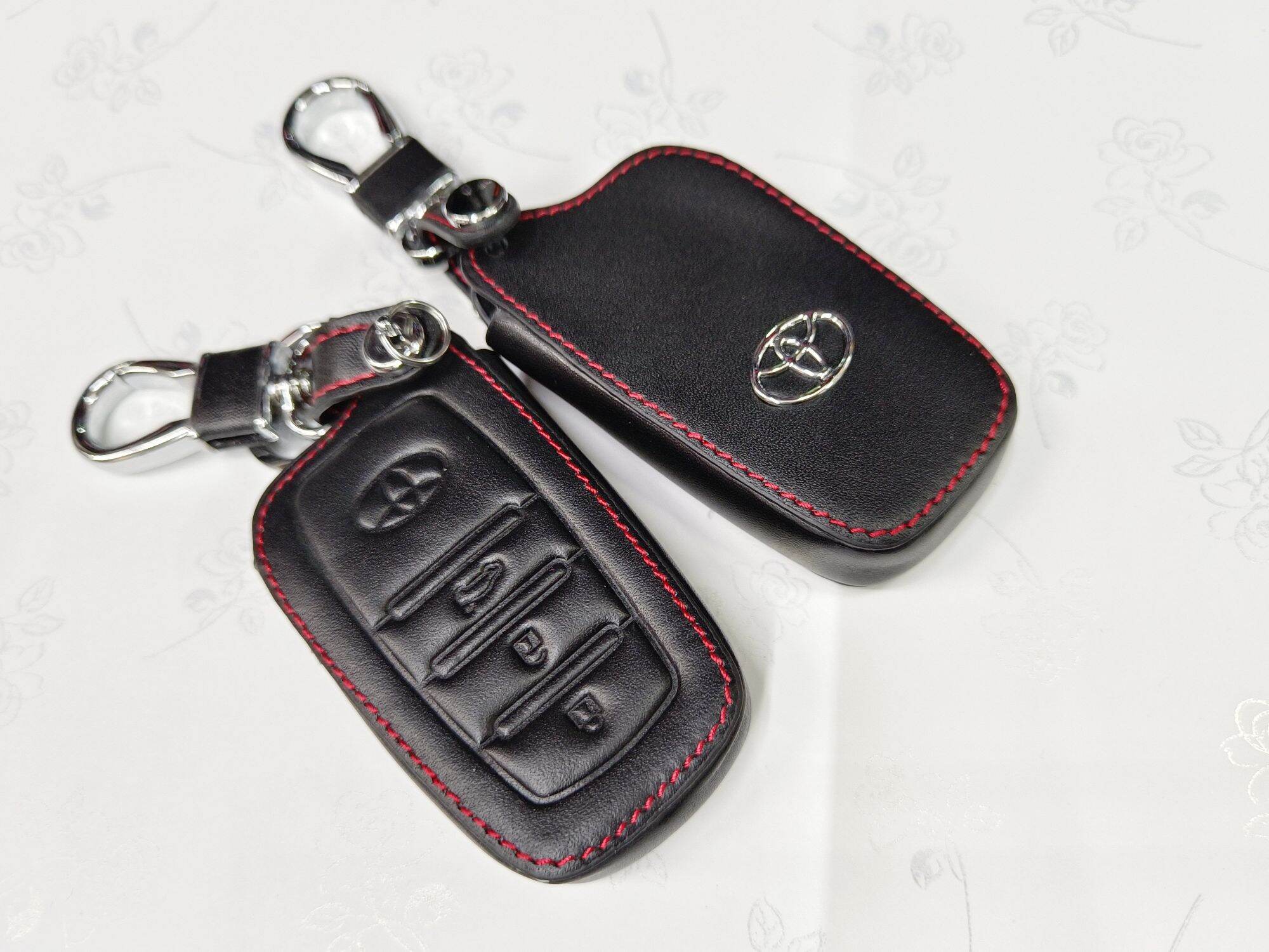 ปลอกกุญแจซองหนัง Hilux Revo Smart Key 3 ปุ่ม | Lazada.co.th