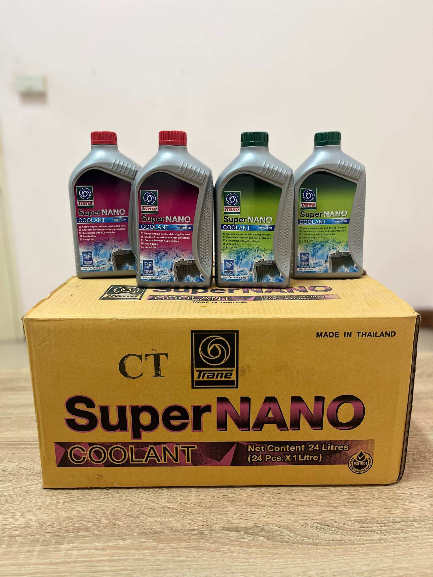 น้ำยาหม้อน้ำ น้ำยาหล่อเย็น TRANE Super Nano Coolant ขนาด 1 ลิตร ...