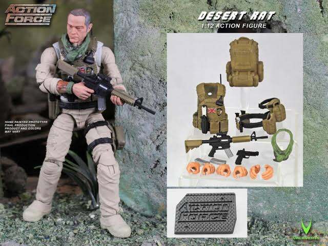 VALAVERSE ACTION FORCE DESSERT RAT ACTION FIGURE 1:12 SCALE - imageoutlet - ThaiPick