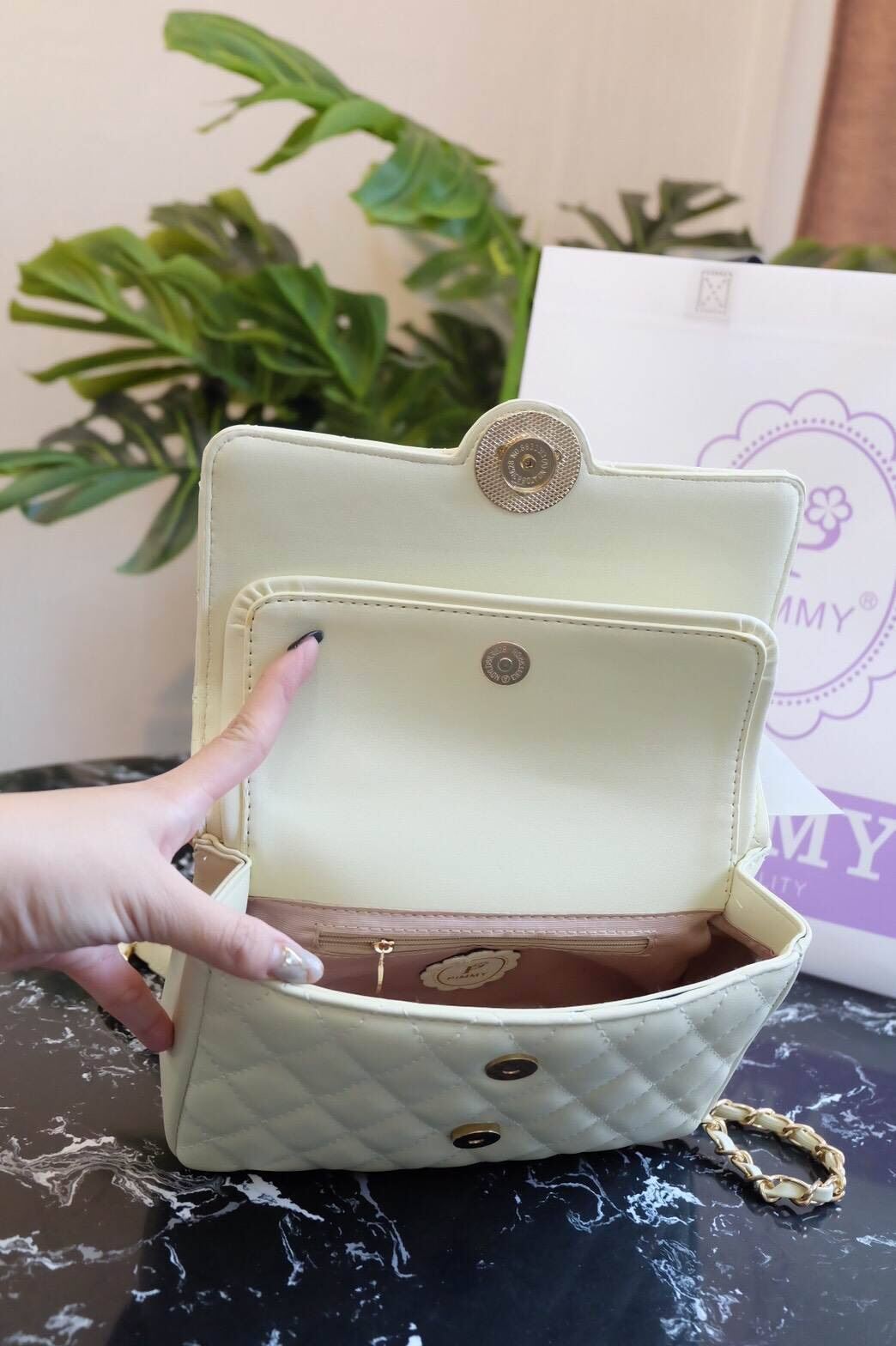 #กระเป๋าPimmy????พิมมี่มาม่อนแบรนด์แท้ P1198 พร้อมถุงแ - P&A fashion bag - ThaiPick